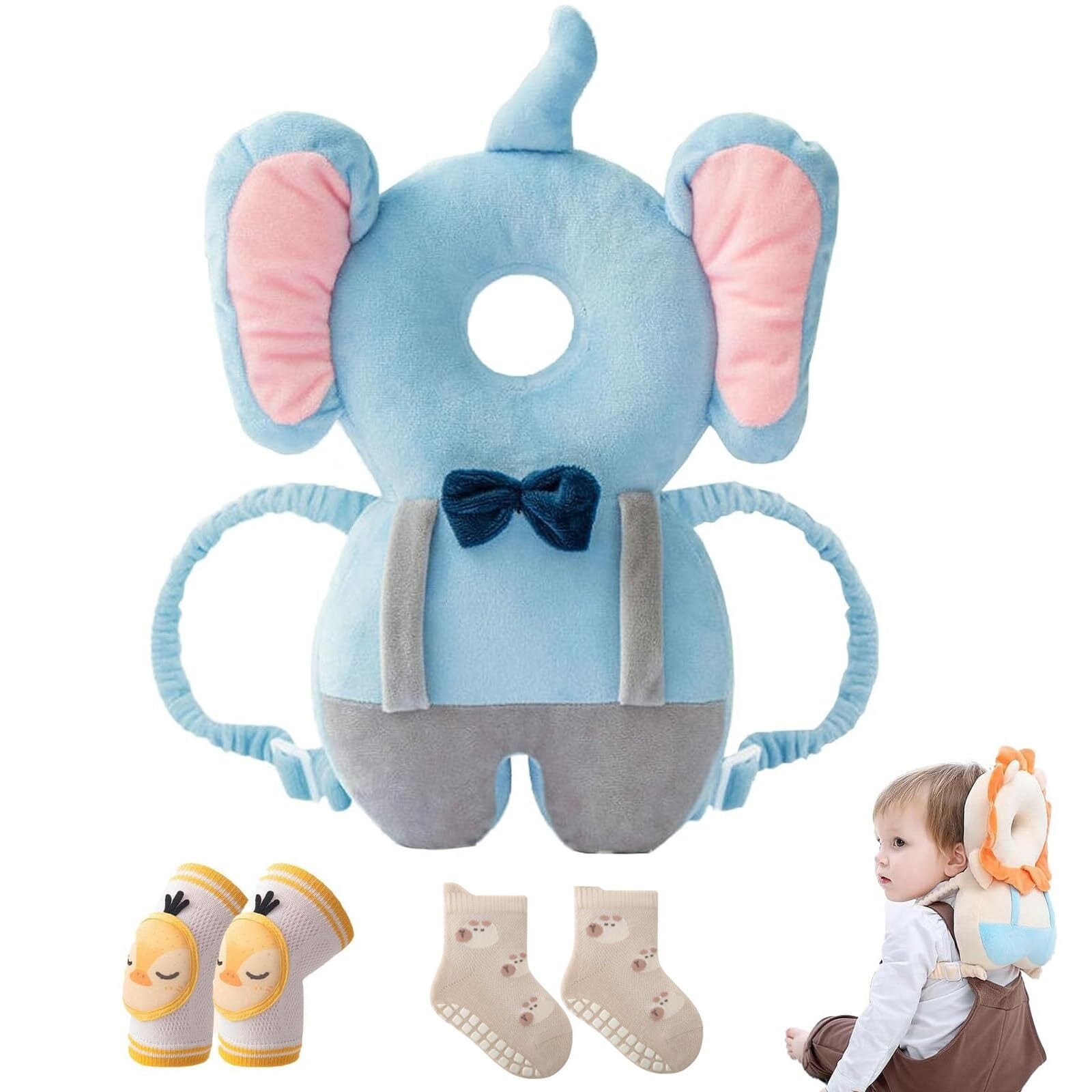 Baby Walker Head Protector Backpack Wear,Toddler Adjustable Baby Head ...