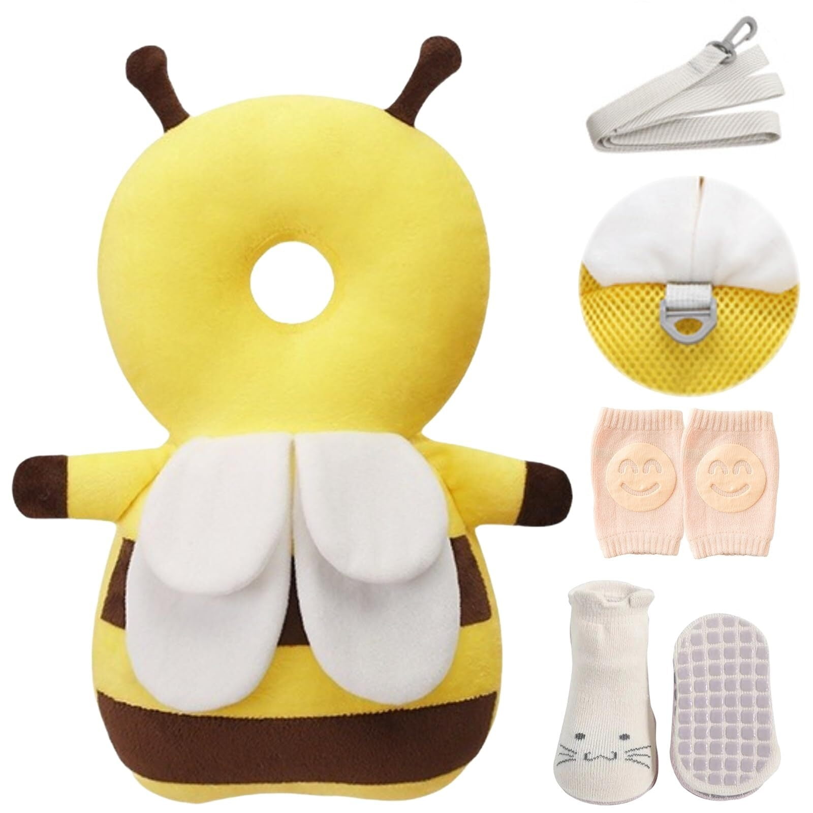 Baby Walker Head Protector Set, Adjustable Baby Head Protection ...