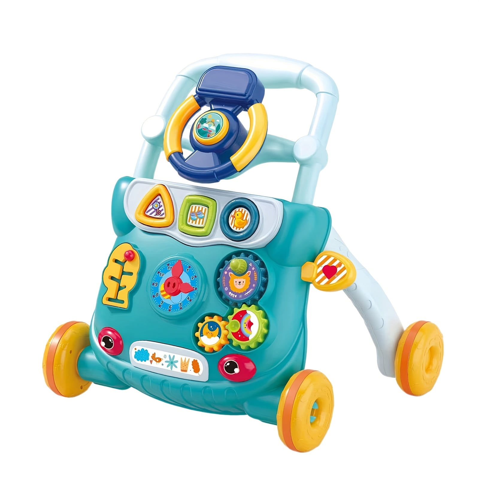 Baby Walker Toy with Music & Anti-Rollover Safety - Multi-Function ...