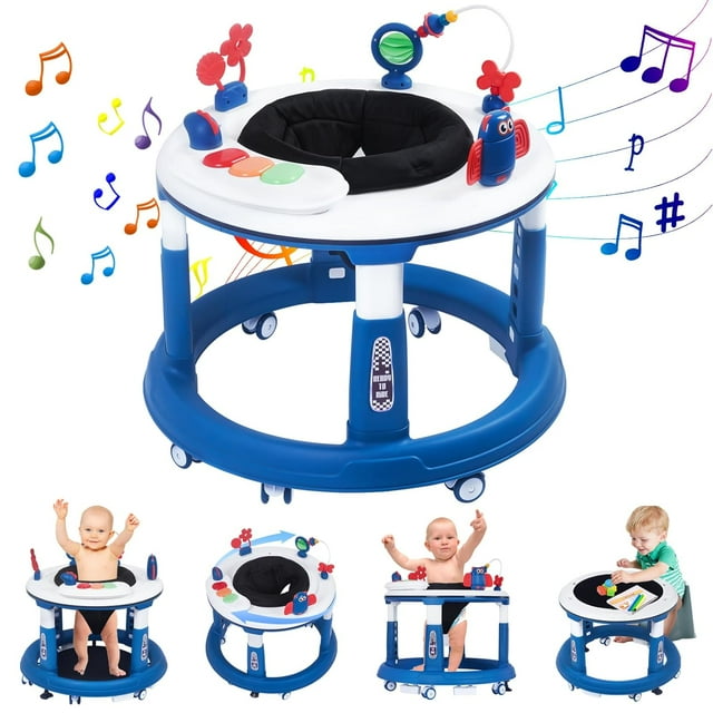 Baby Walker with Wheels, 5 IN1 Baby Walkers for Boys and Girls 6-12 ...