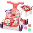 Baby Walker for Boys Girls, 2 in 1 Sit-to-Stand Learning Walker and ...
