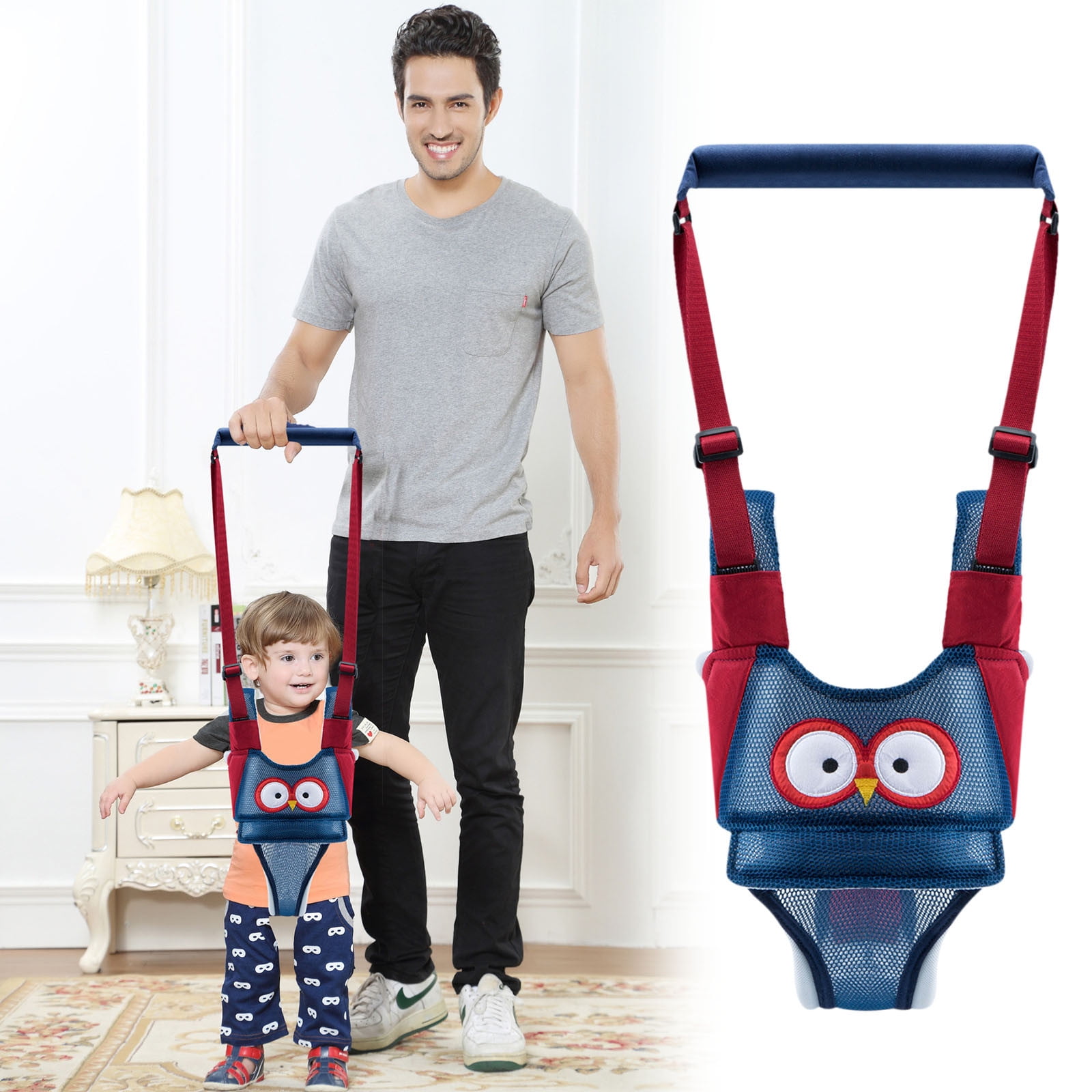 Baby Walking Harness - Handheld Kids Walker Helper - Toddler Infant ...