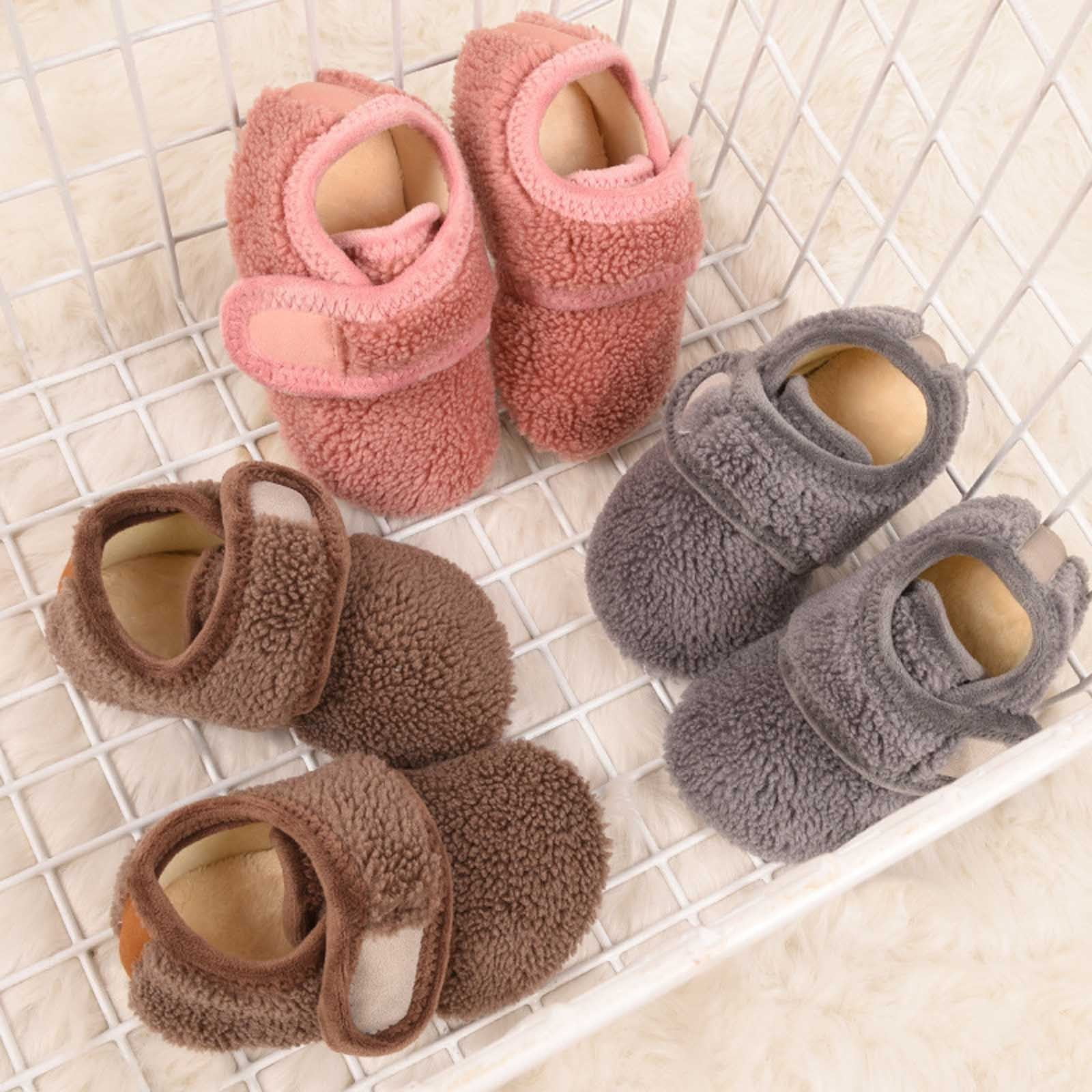 Baby Walking Shoes Slip On Shoes Velcro Boys Girls Kids Sports Sneakers ...