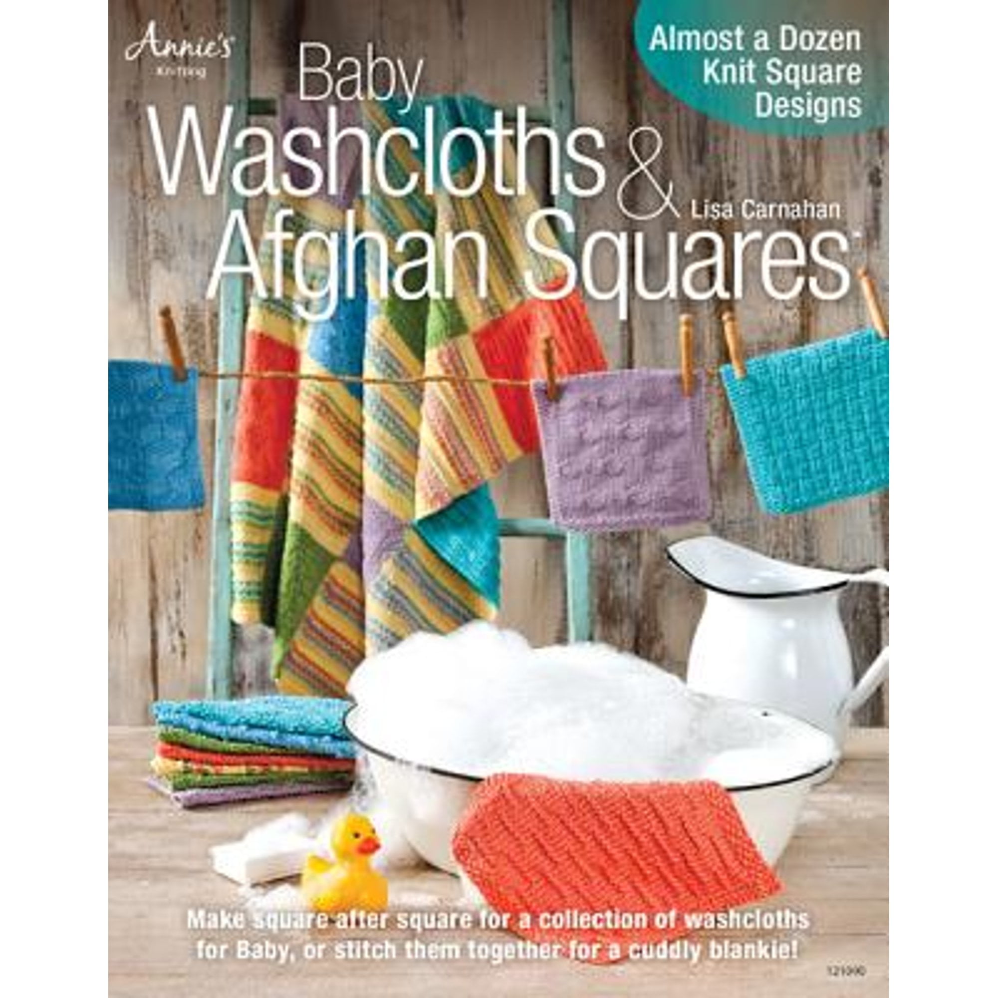Baby Washcloths & Afghan Squares : Almost a Dozen Knit Square Designs ...