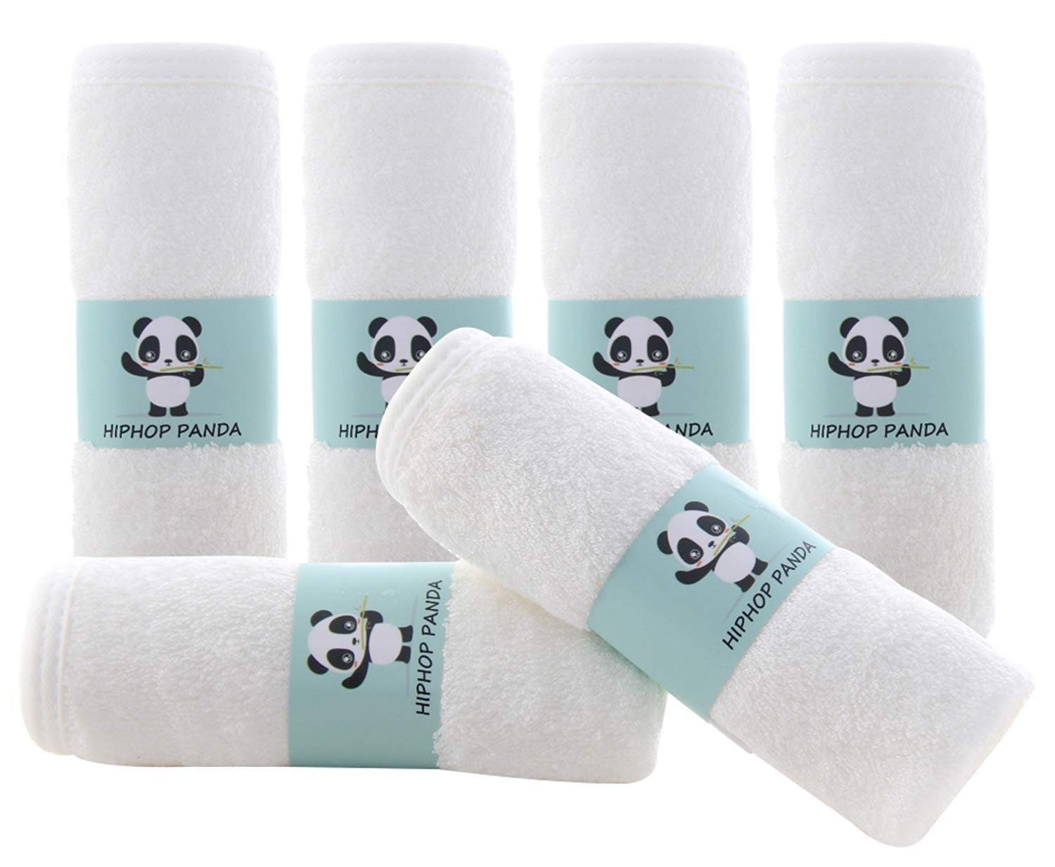 Baby Washcloths, Rayon Made from Bamboo - 2 Layer Ultra Soft Absorbent ...