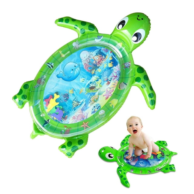 Large Baby Water Mat 40×33inch, Ocean Toy for Toddlers, Tummy Time ...