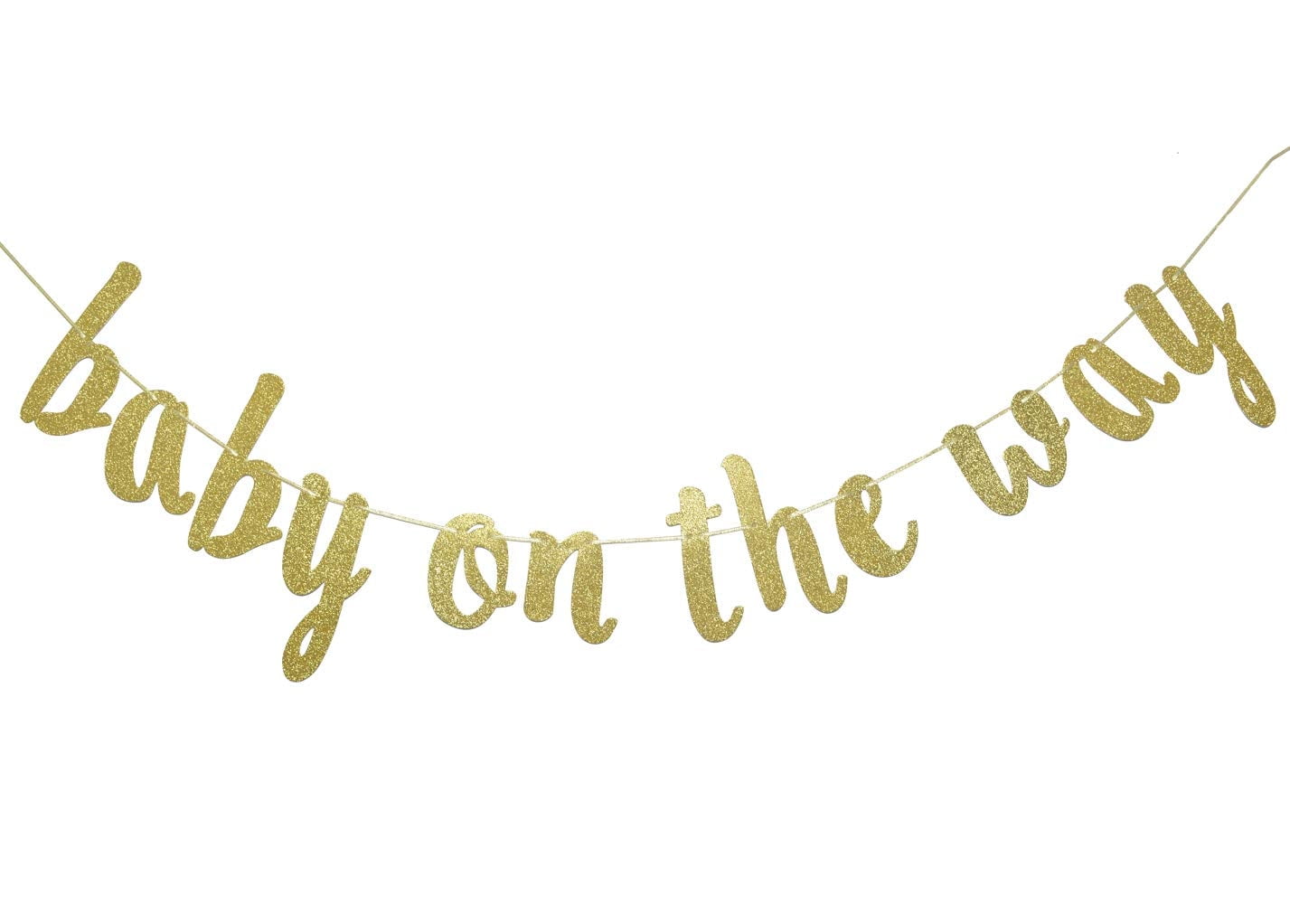 Baby Way Banner Hanging Garland for Gender Reveal Party Decorations ...