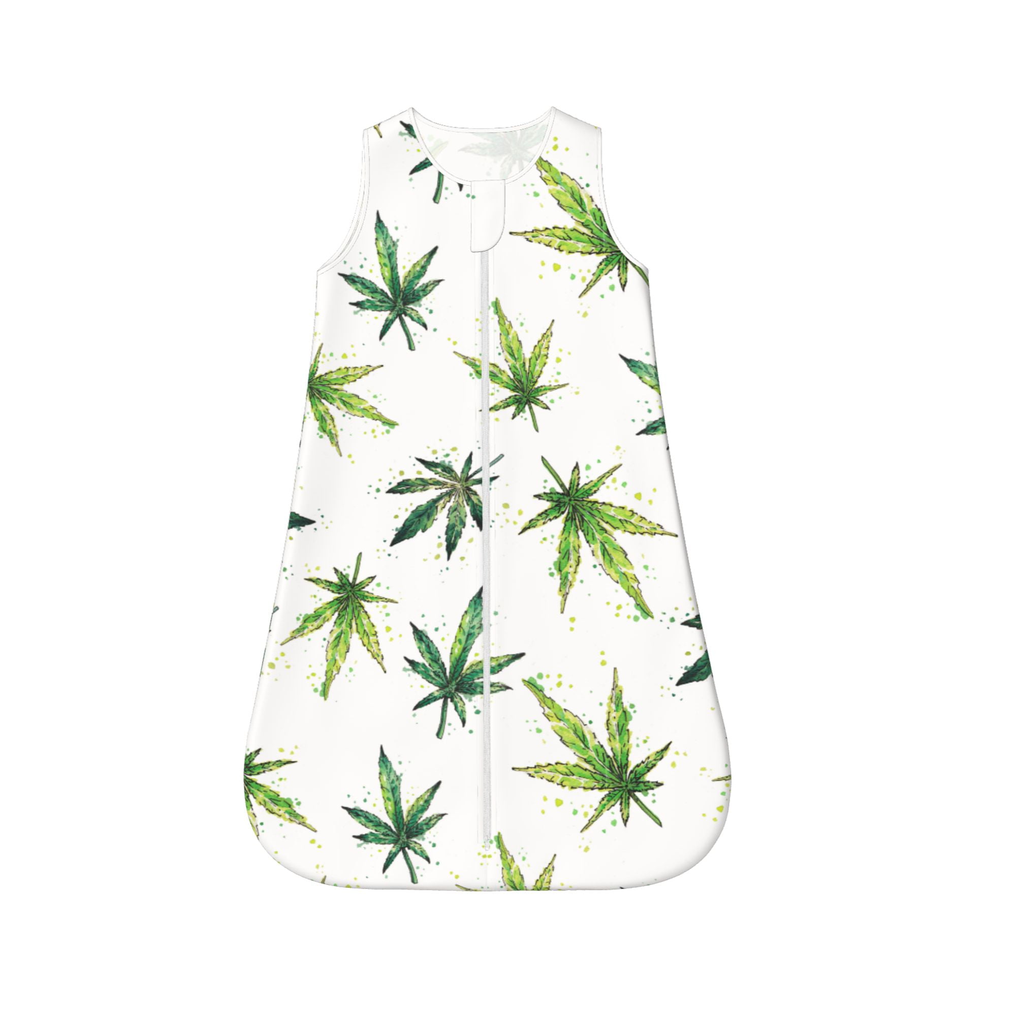 Baby Wearable Blanket 0-24 Months Marijuana Leaf,Sleeveless Summer Baby ...