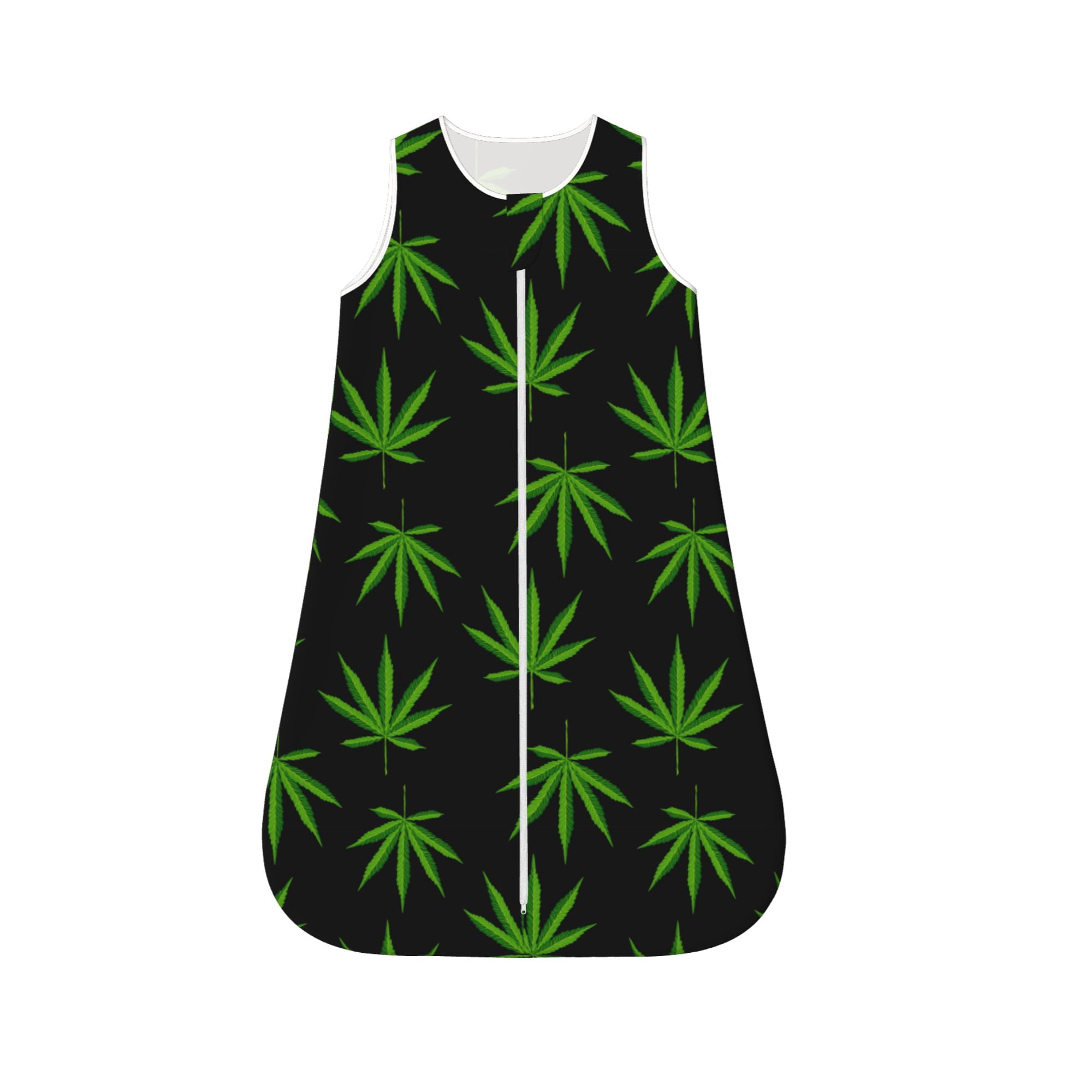Baby Wearable Blanket 0-24 Months Marijuana Leaf,Sleeveless Summer Baby ...