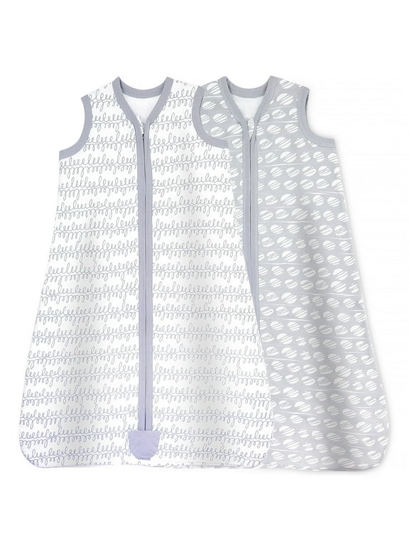 Bublo Baby Baby Wearable Blanket, Cotton Sleep Sacks for 6-12 Months, 2 Pack Unisex Sleeping Bag ...