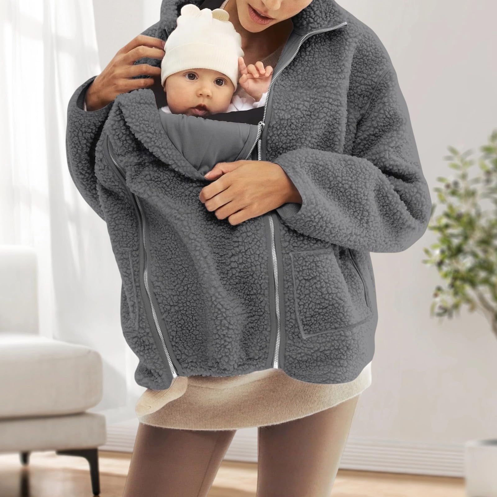 Baby Wearing Jacket Maternity Coats for Women Winter Maternity Clothes ...