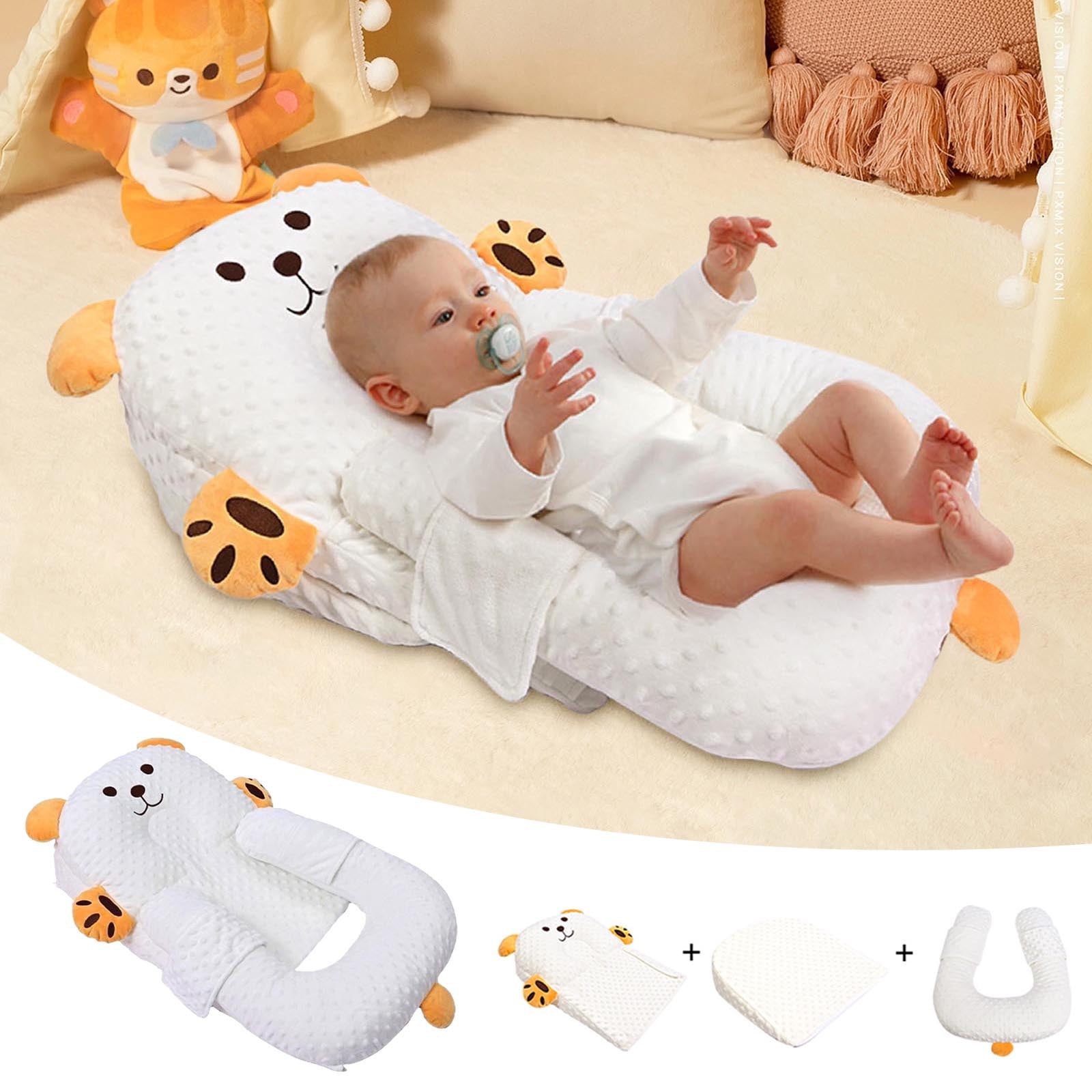 Baby Wedge-Shaped Breastfeeding Pillow – Ergonomic Support for Newborns ...