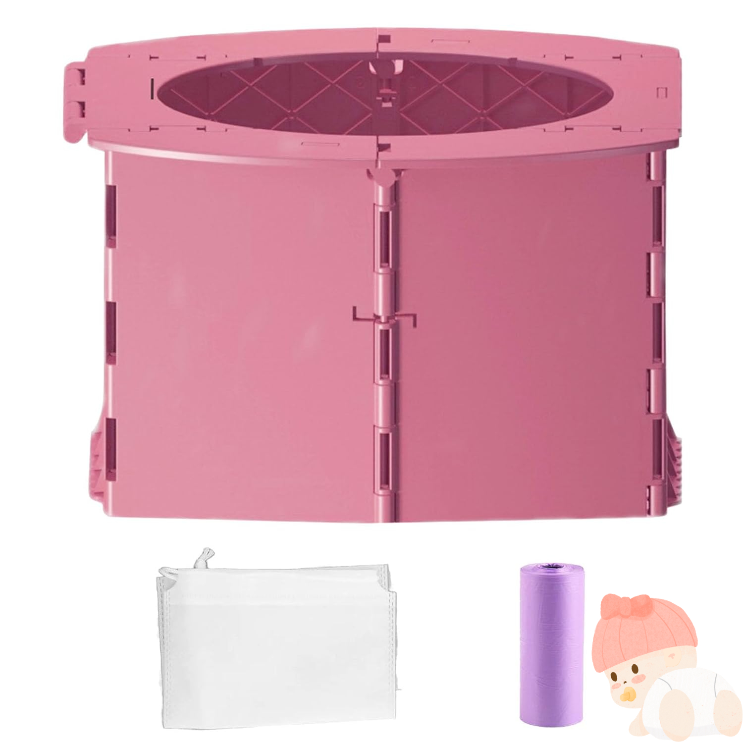 Baby Whisper Co Travel Potty, Pottypal - Portable Potty, Foldable Potty ...
