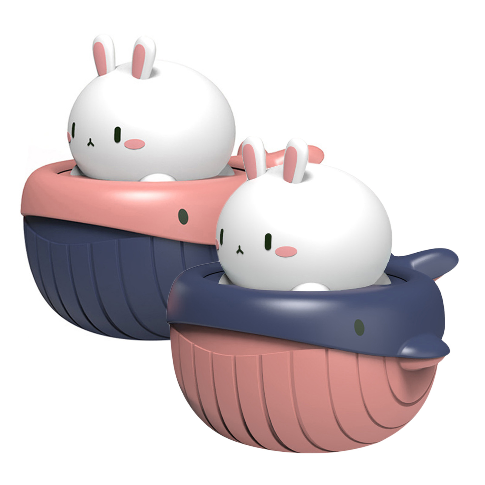 Baby Wind-up Shower Bath Toy Cartoon Rabbit Whale Water Play Toy ...