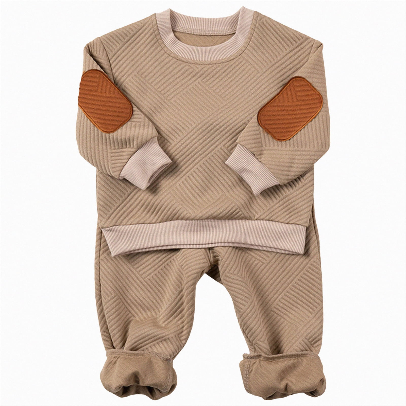 Baby Winter Clothes Kids Boys Fall/Winter Solid Color Long Sleeve ...