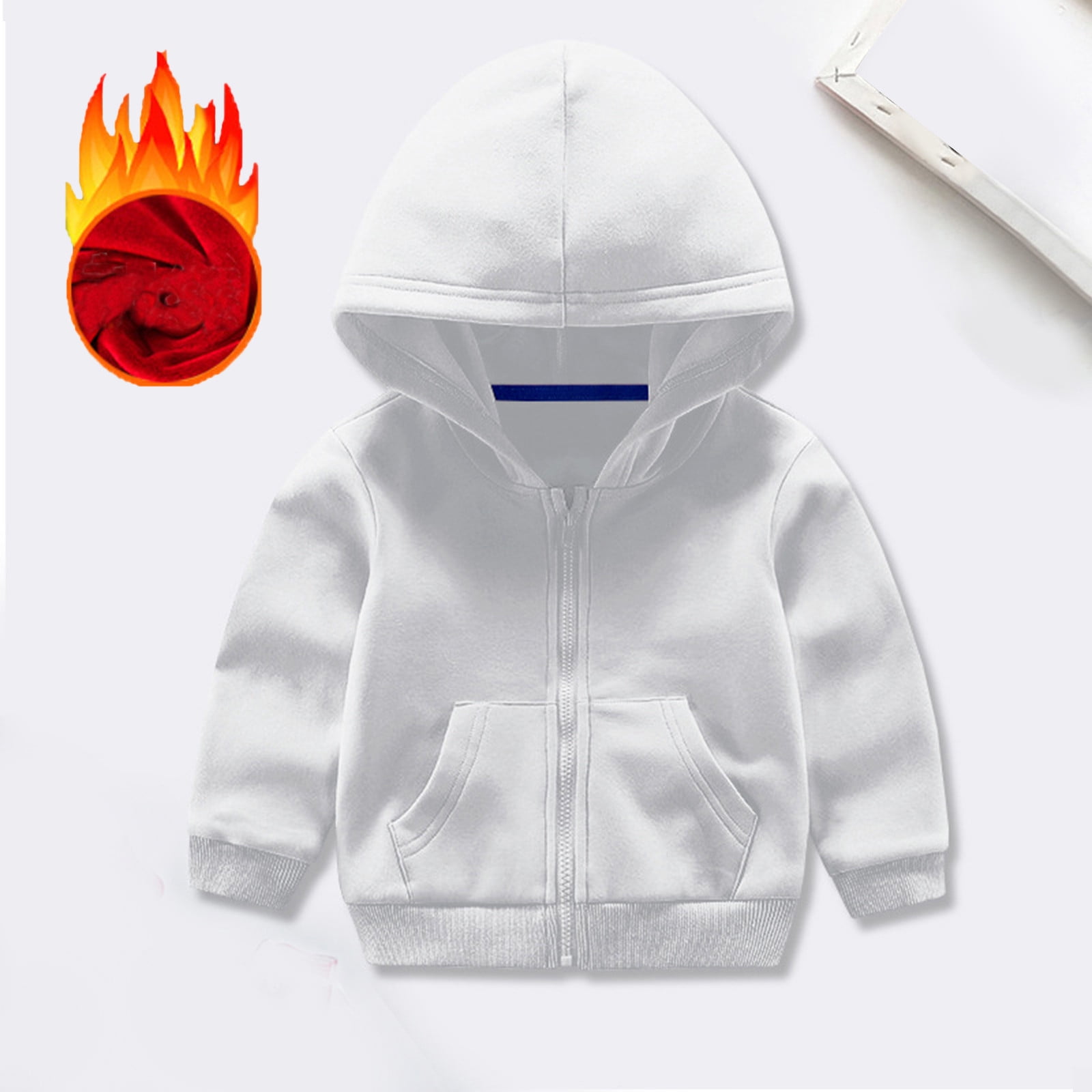 Baby Winter Jacket with Hooded Long Sleeve Cute Cartoon Animal Printed ...