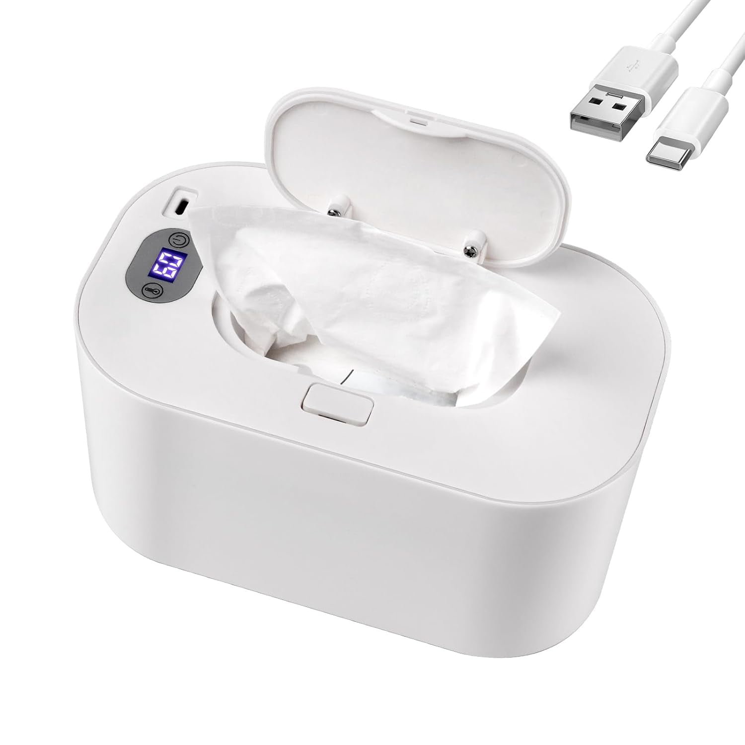 Baby Wipe Warmer and Baby Wet Wipes Dispenser, 5 Modes of Temperature ...