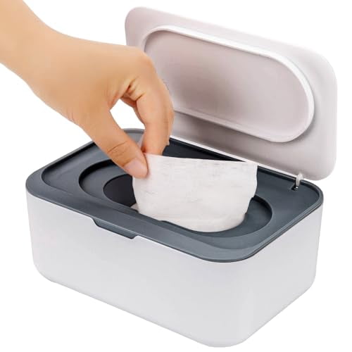 Baby Wipes Dispenser,Wipe Holder for Baby & Adult,Keeps Wet Tissue ...
