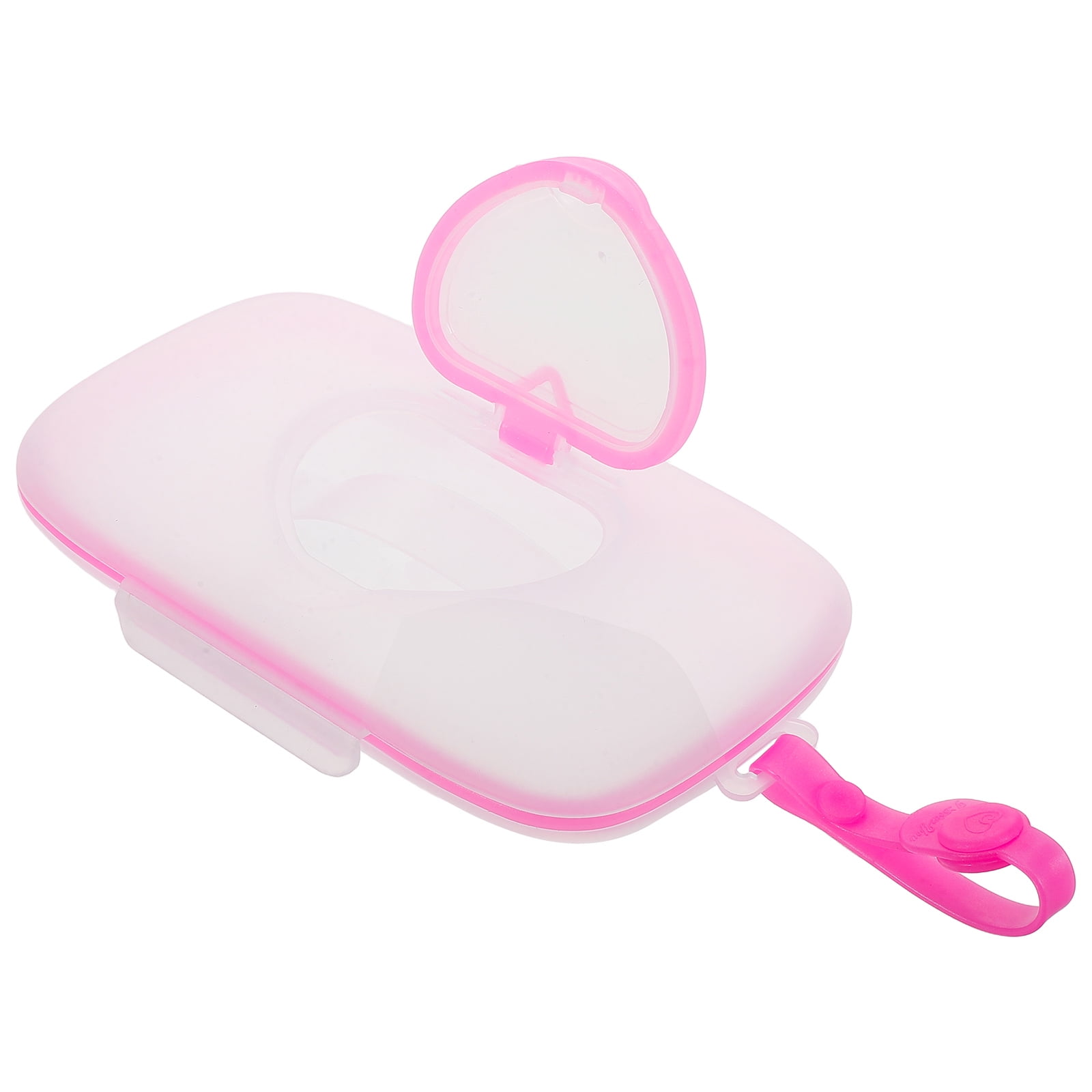 Amosfun Lightweight Portable Wipes Dispenser Box Clear Reusable Design ...