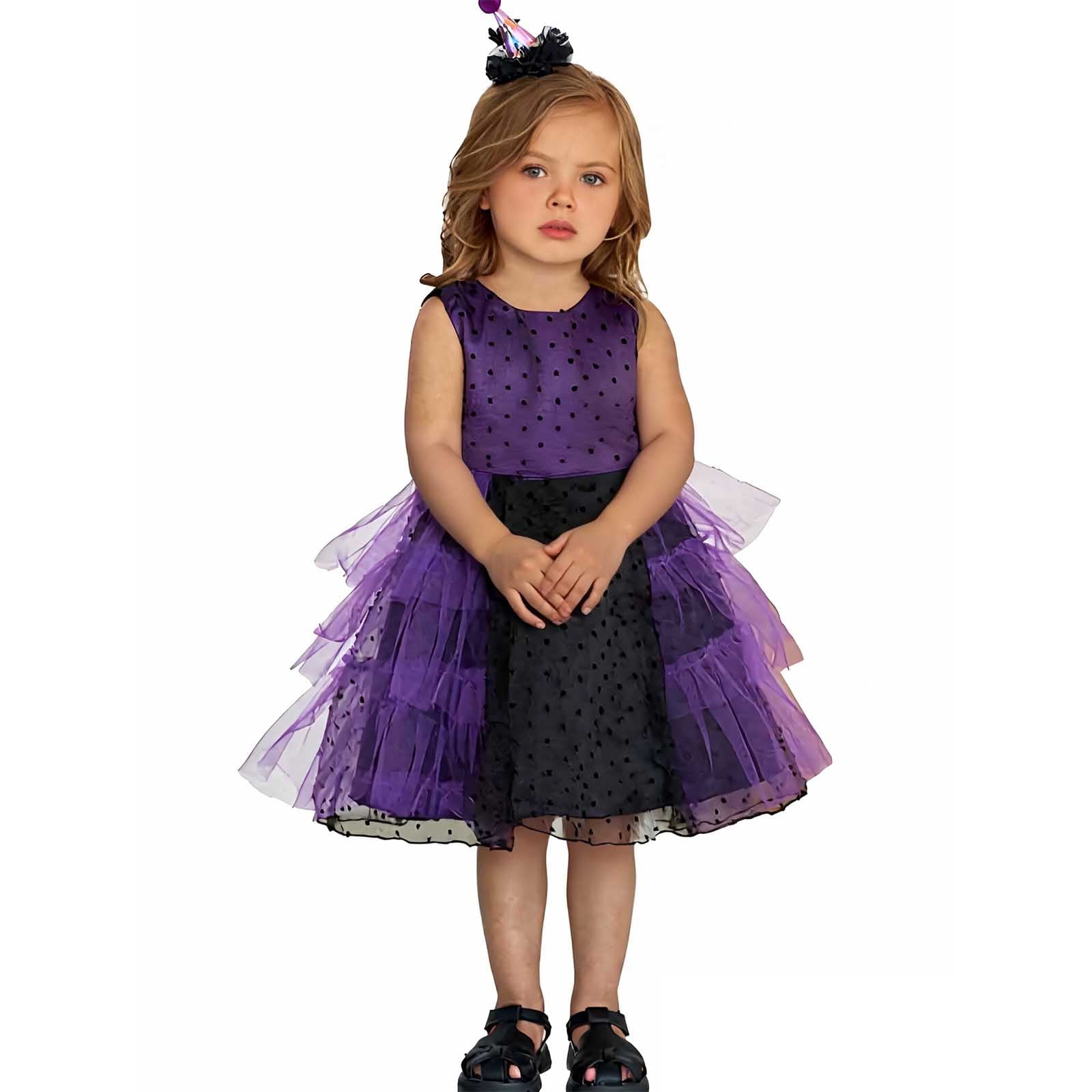 Baby Witch Outfits Tutu Dress Fairy Tale Wicked Witch Outfit Toddler Halloween Outfit Girls ...