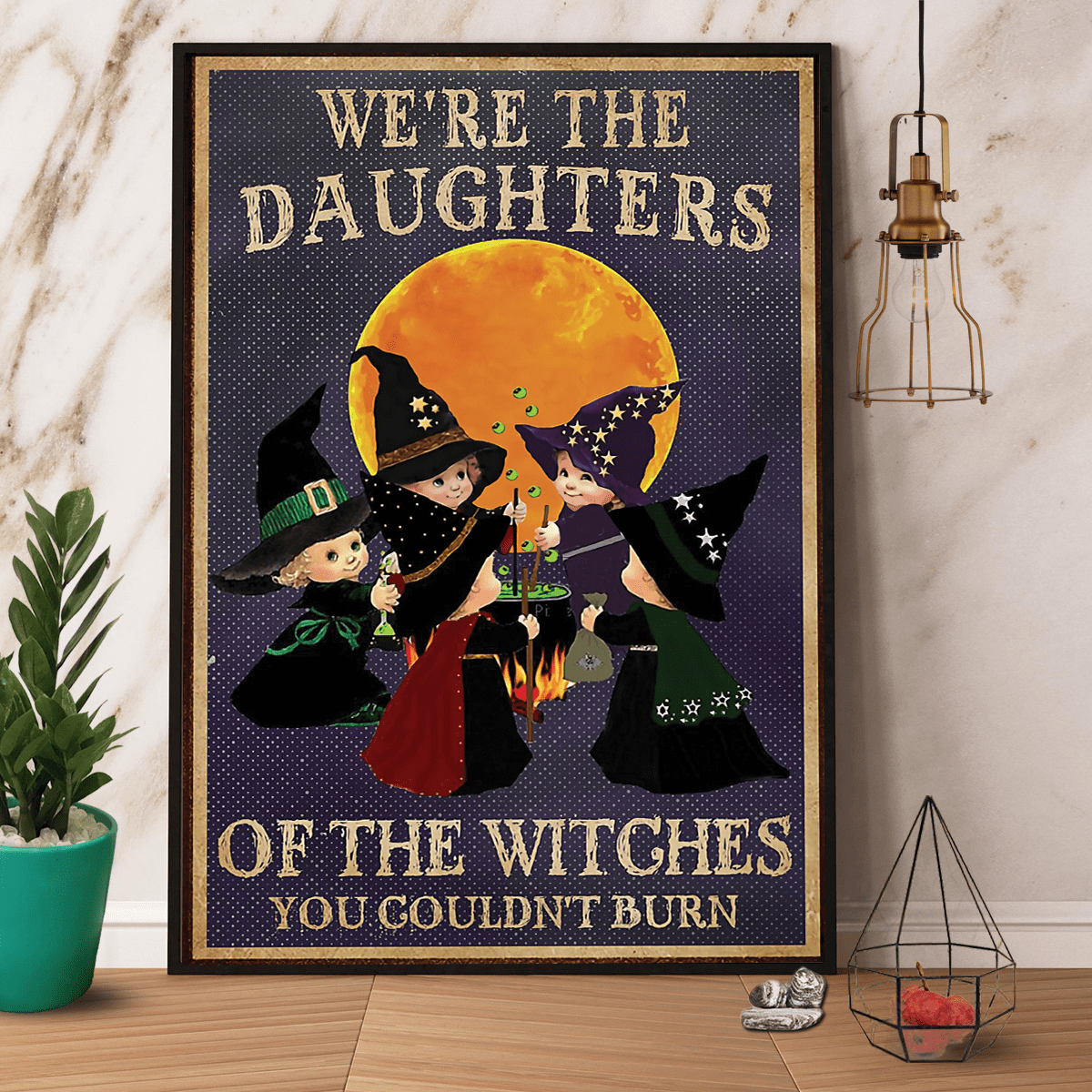 Baby Witch The Daughters Of Witches Halloween Paper Poster No Frame ...