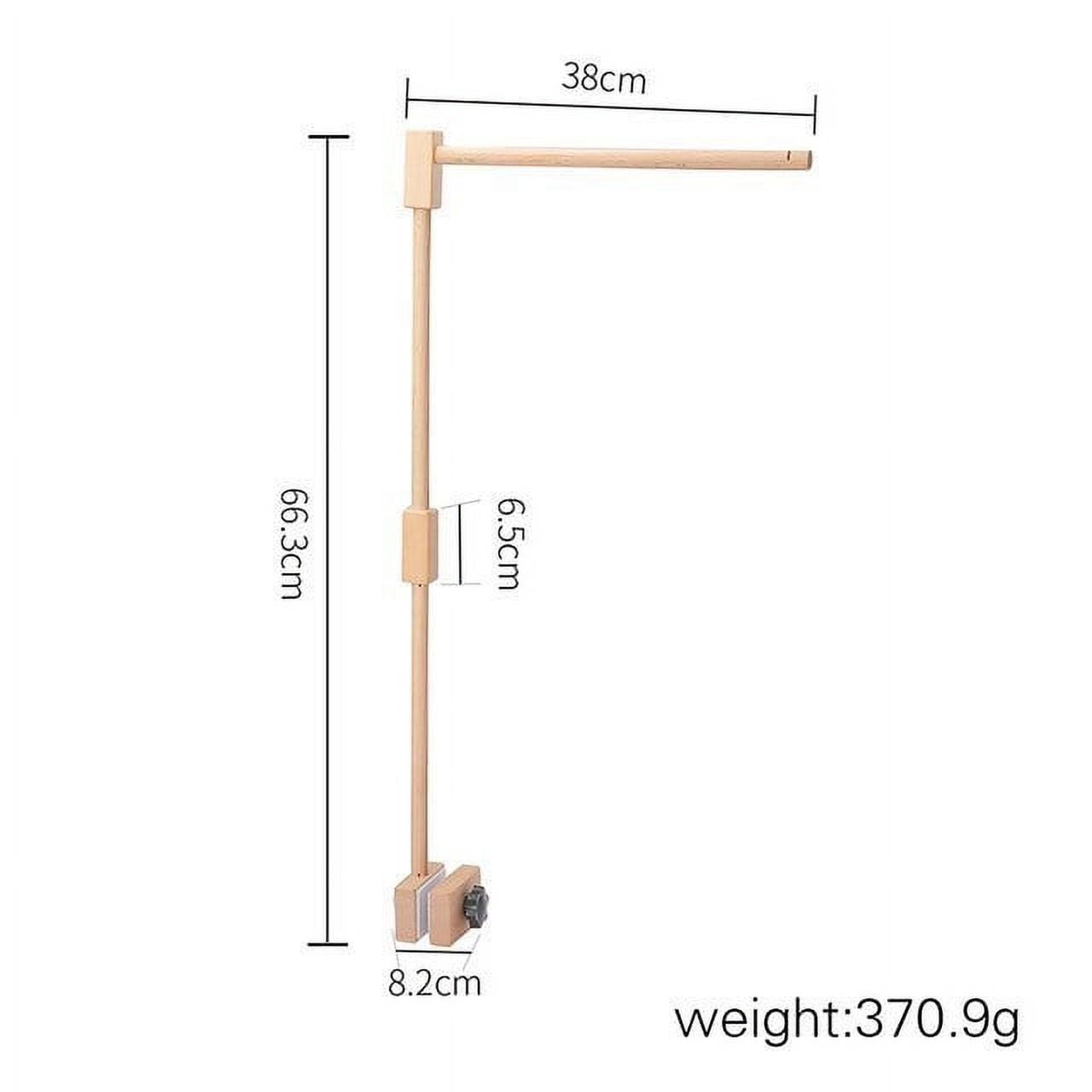 Baby Wooden Bed Bell Bracket Mobile Hanging Rattles Bracket Toys Hanger ...