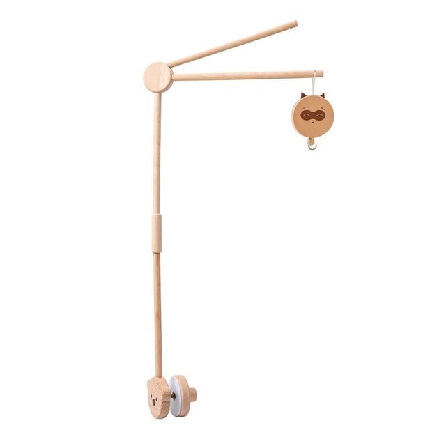 Baby Wooden Bed Bell Bracket Mobile Hanging Rattles Bracket Toys Hanger ...