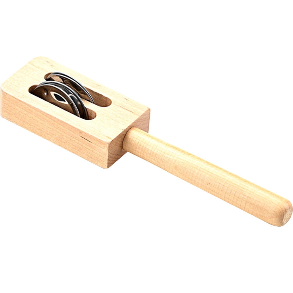 MERRYHAPY Hand Percussion Instruments Wooden Bell Khaki 1Set - Walmart.com