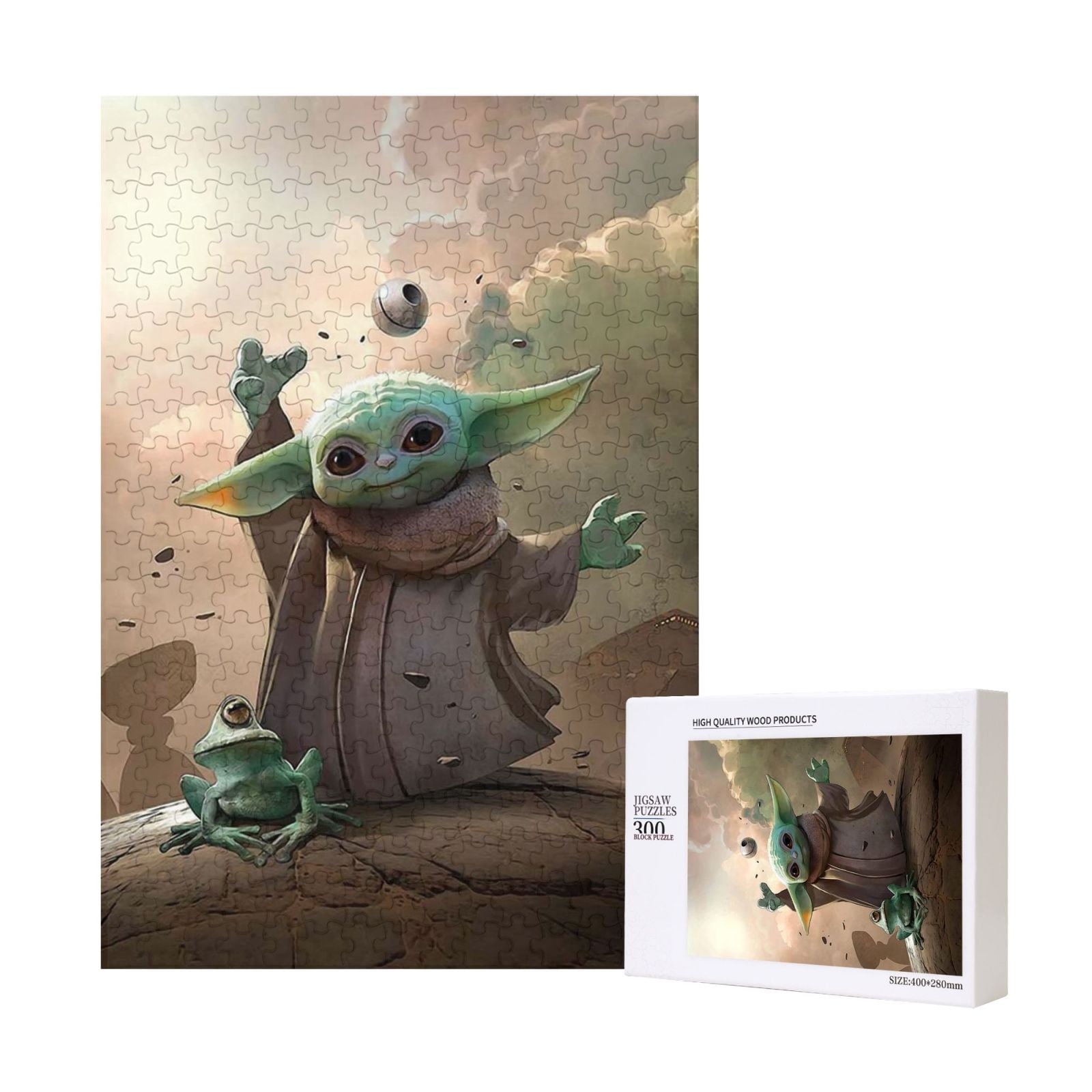 Baby Yoda 06 Picture Puzzle For Adults - 300 Piece Of Wooden Puzzle ...
