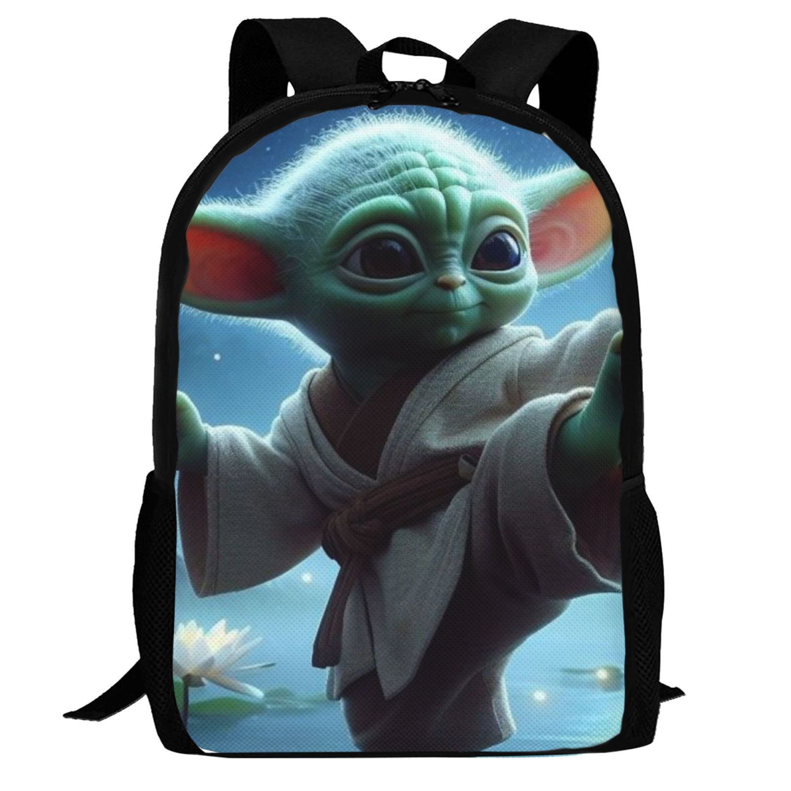 Baby Yoda Backpack for College, 3D Printed Book Bag, Unisex Casual ...