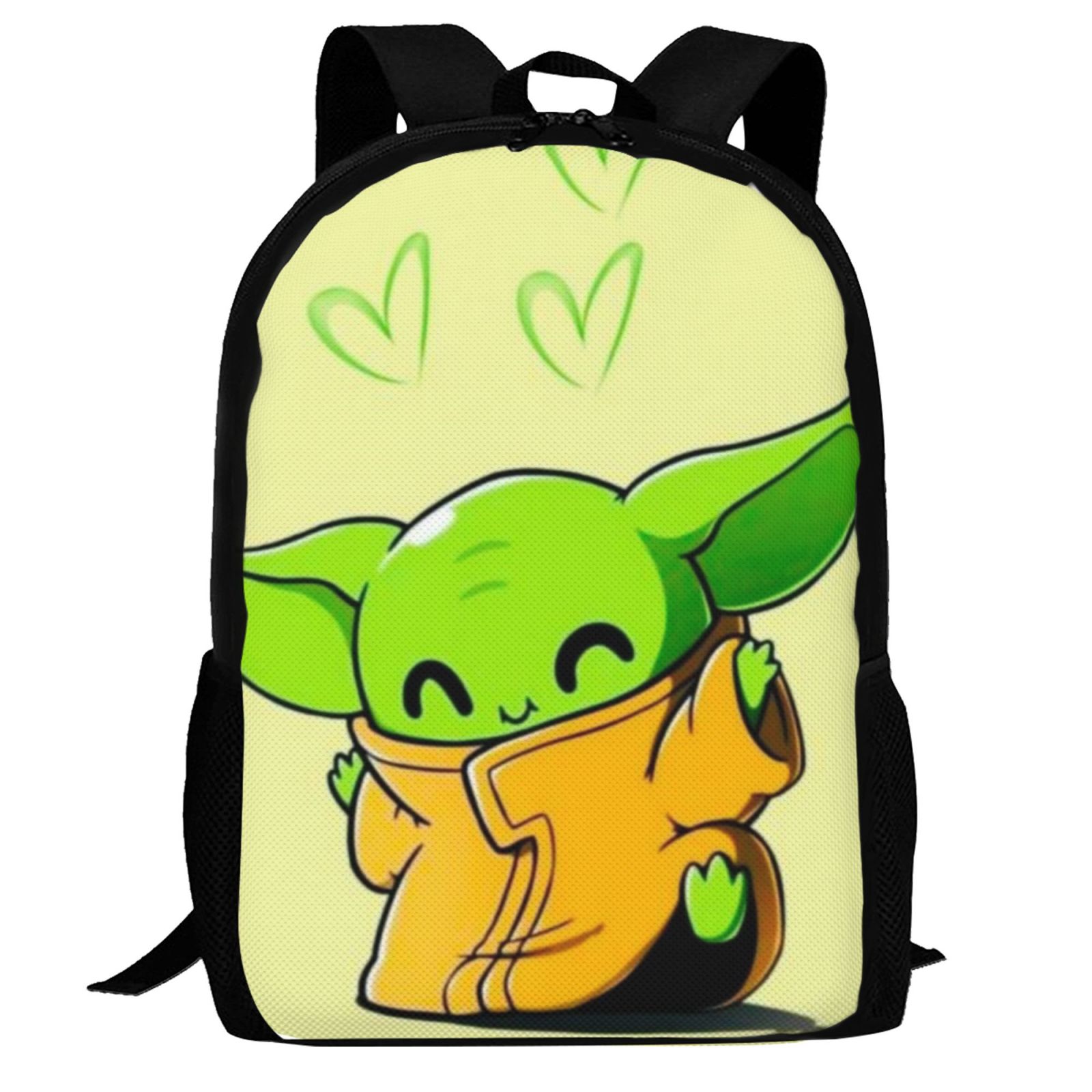 Baby Yoda Backpack for College, 3D Printed Book Bag, Unisex Casual ...