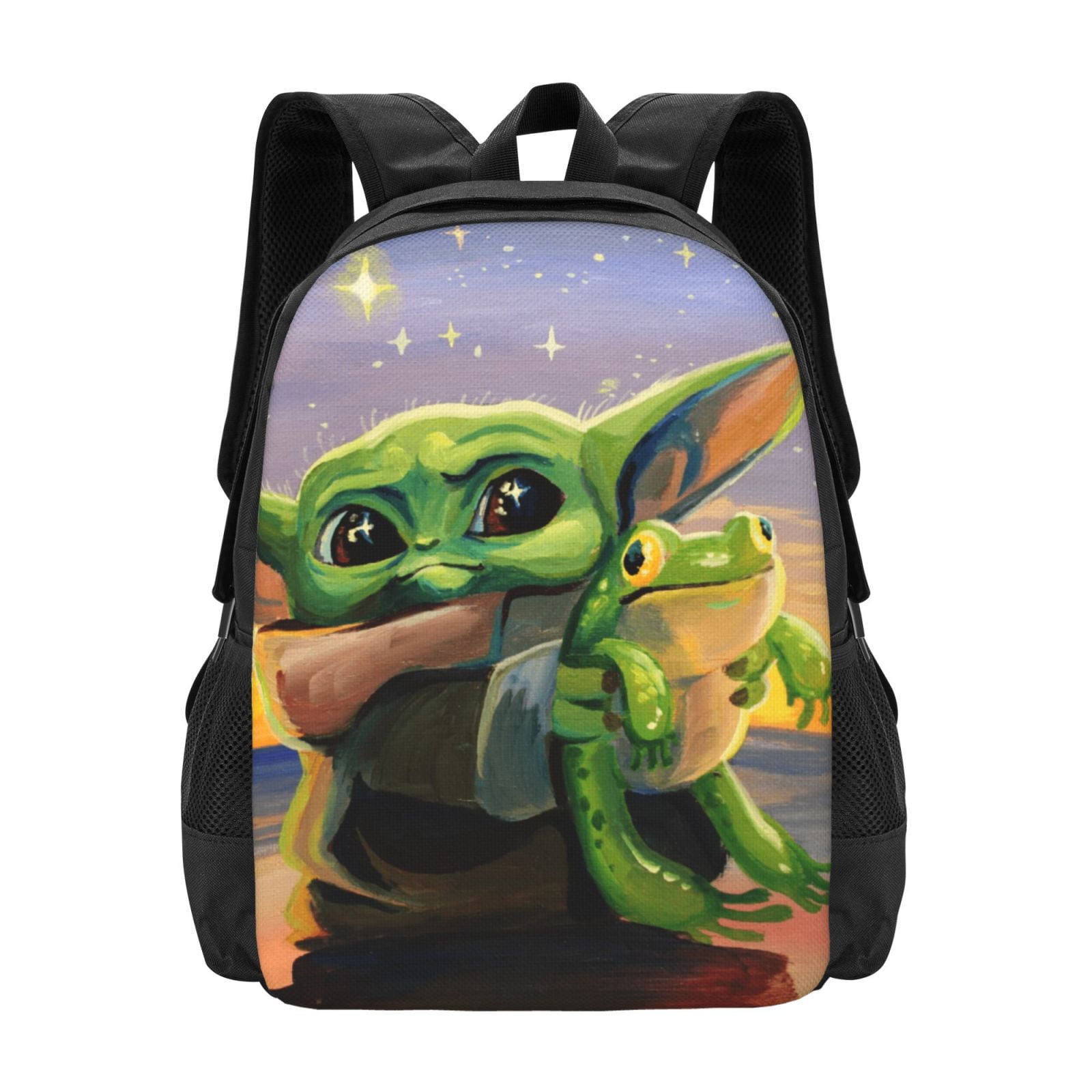 Baby Yoda Backpacks Bookbag Casual Daypack For Travel Camping Hiking ...