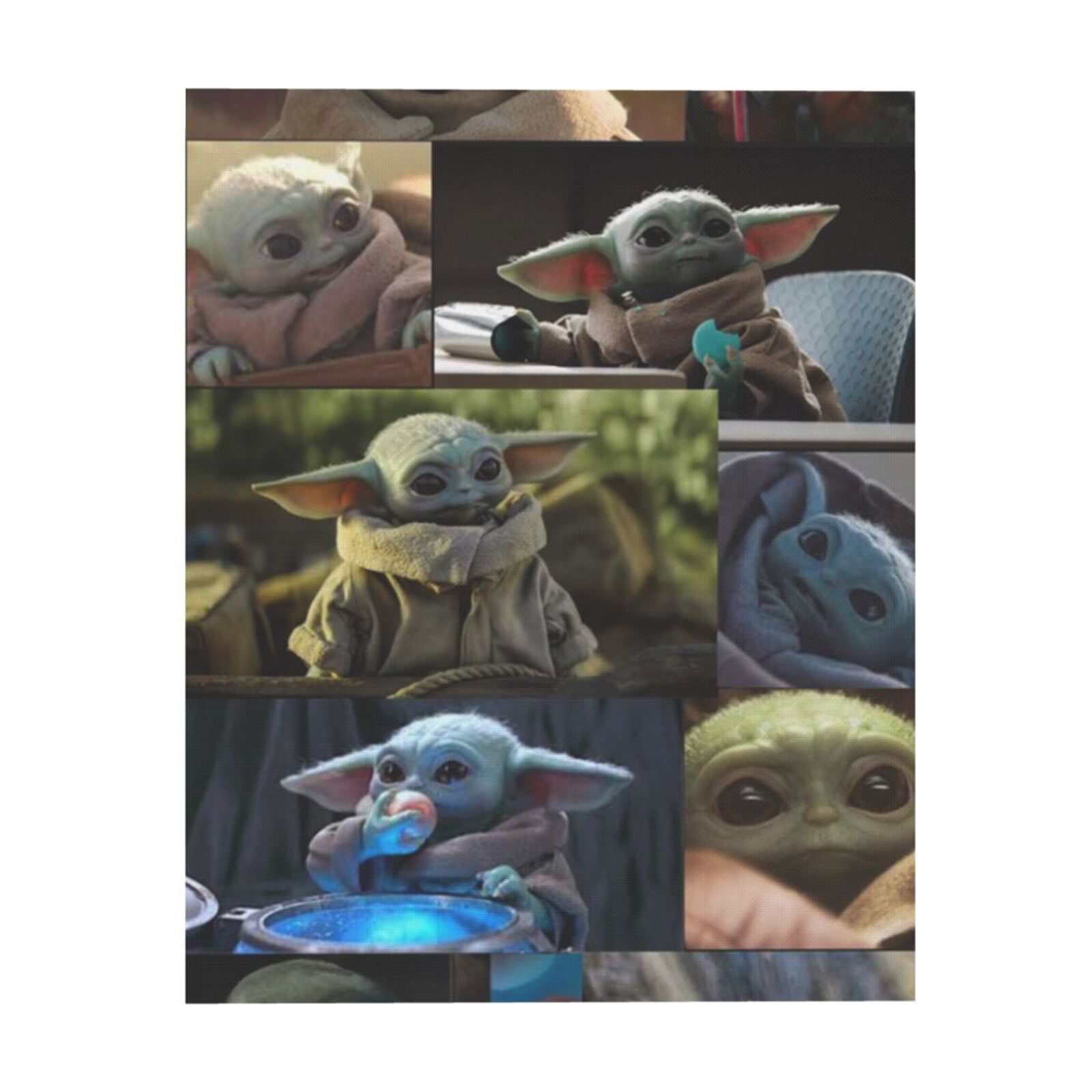 Baby Yoda Canvas Decorative Poster Gift Art Picture Painting Bedroom ...