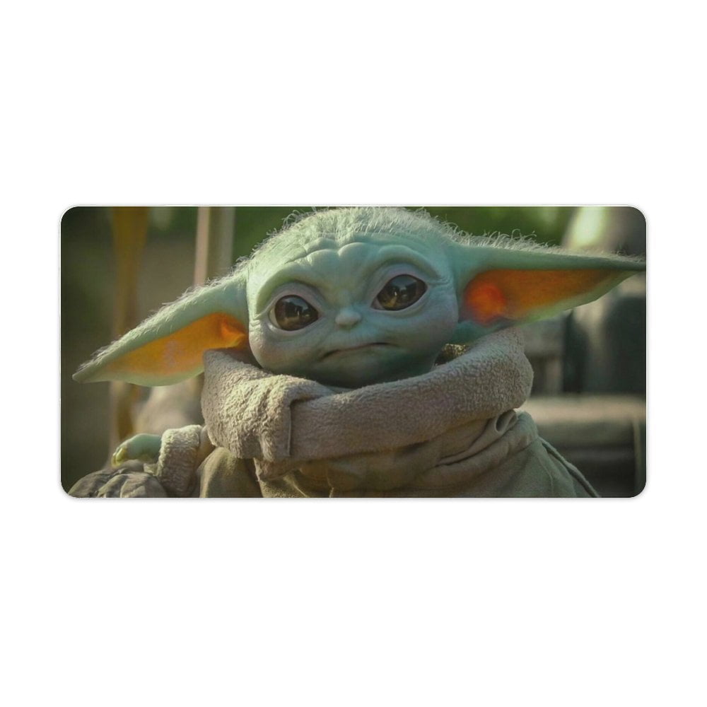 Baby Yoda Desk Mat, Big Desk Pad, Extended Gaming Mouse Pad, Large ...