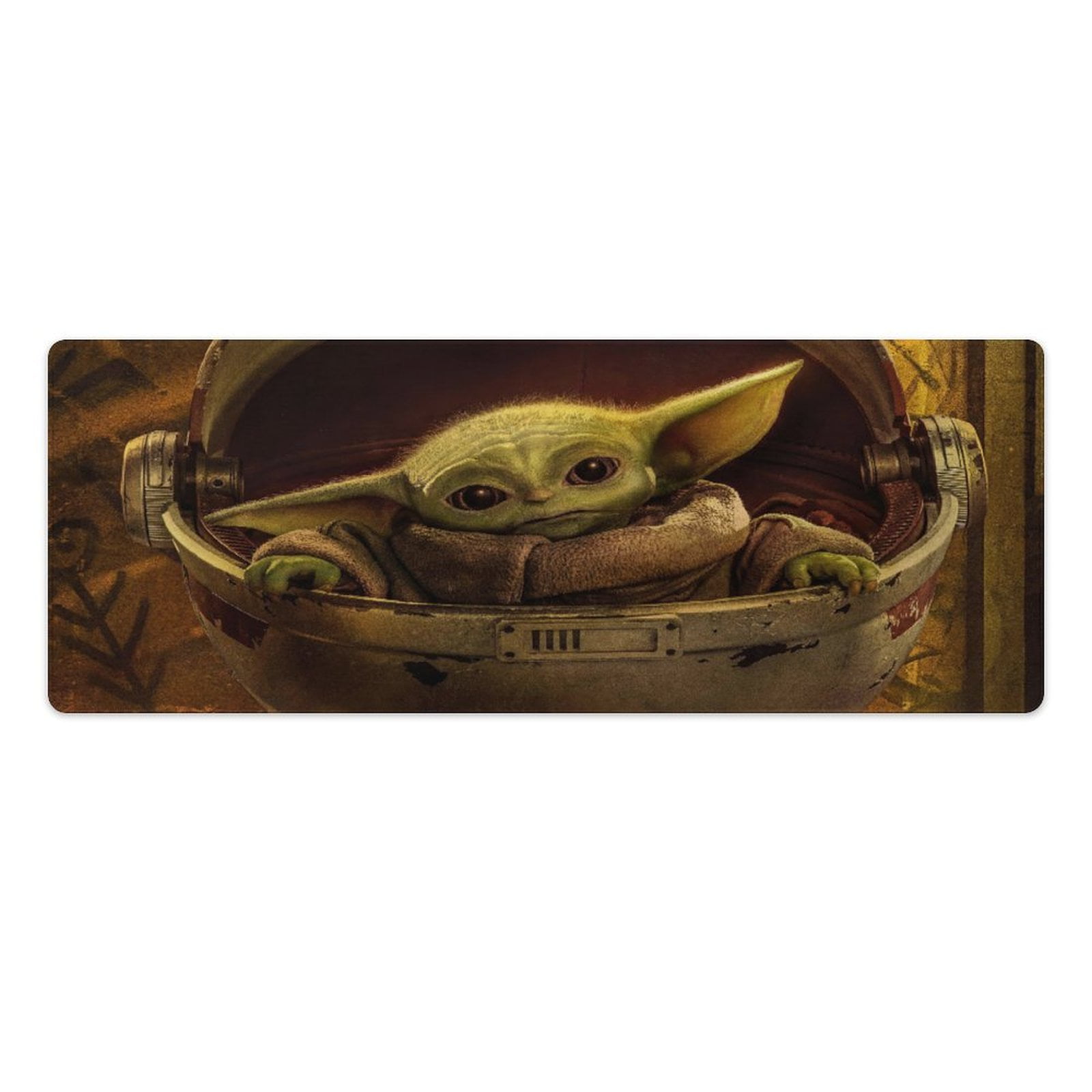 Baby Yoda Desk Pad Mouse Pad, Large Gaming Mouse Mat with Stitched ...