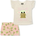 Baby Yoda Girls 2 Piece Character Short Set, Toddler - Walmart.com