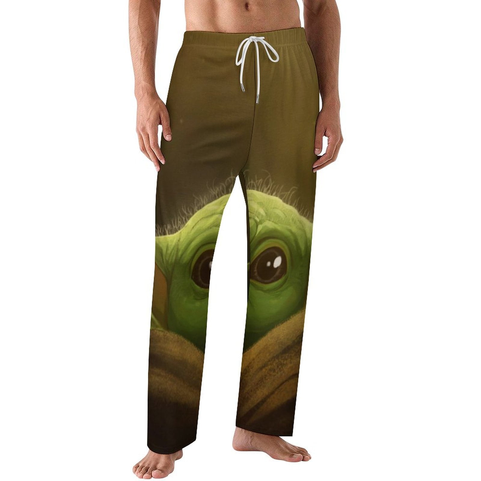 Baby Yoda Grogu Mens Pajama Pants Cozy Soft Lounge Sleep Pajamas Pants ...