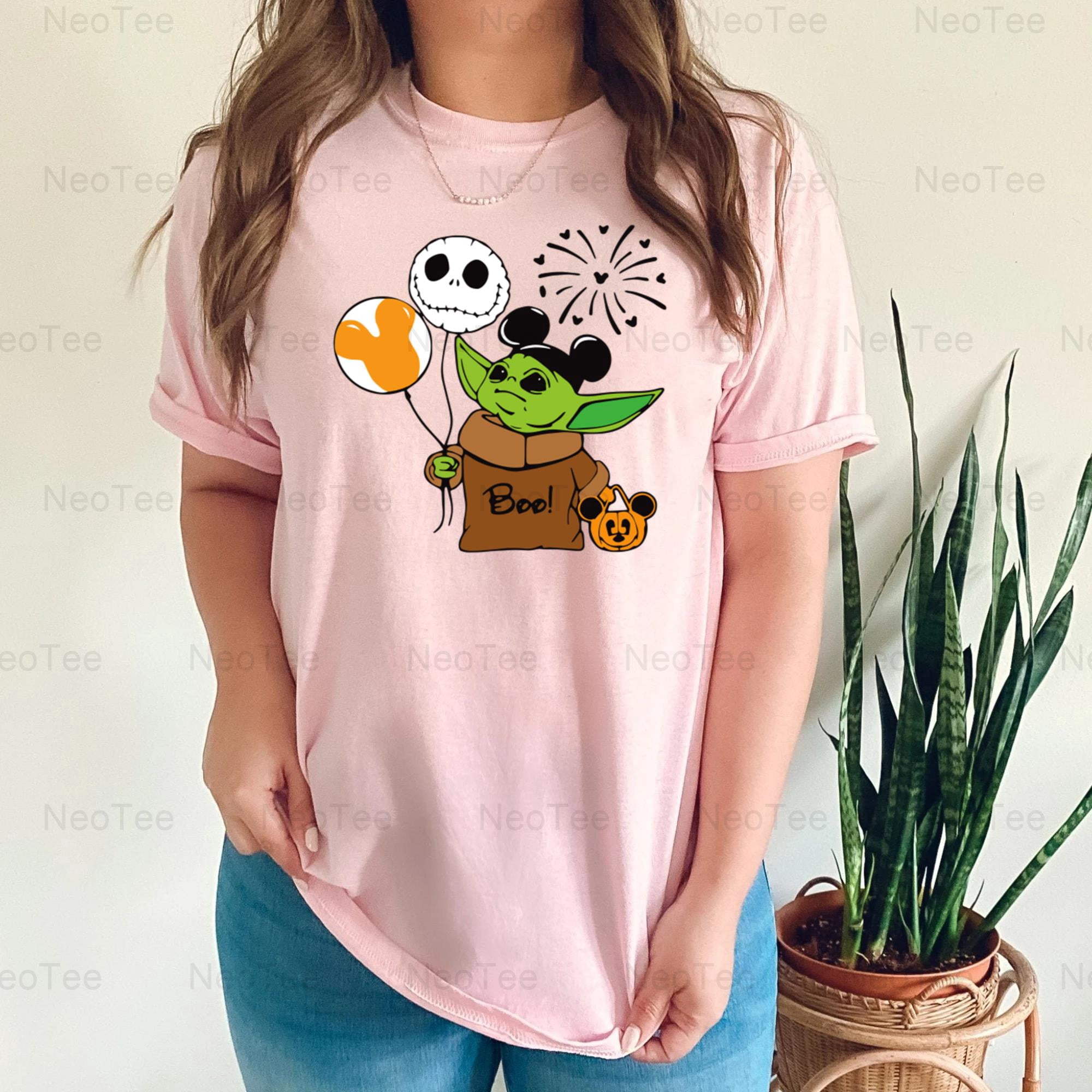 Baby Yoda Halloween Boo Party Mandalorian Grogu Cute T-Shirt Unisex, up ...