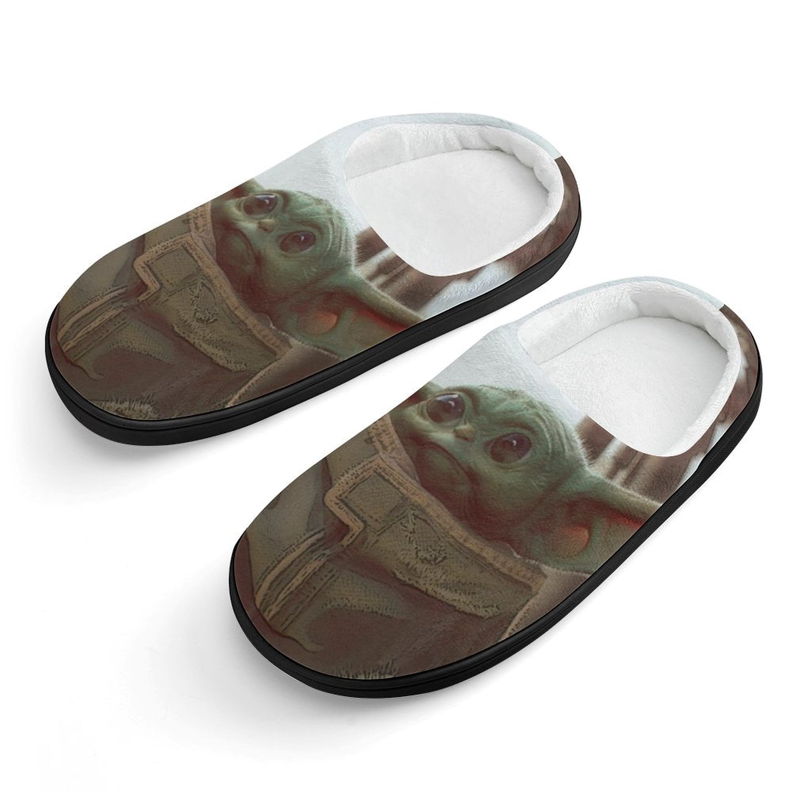 Baby Yoda Kids Slippers House Slippers Warm Soft Plush Slipper Anti ...