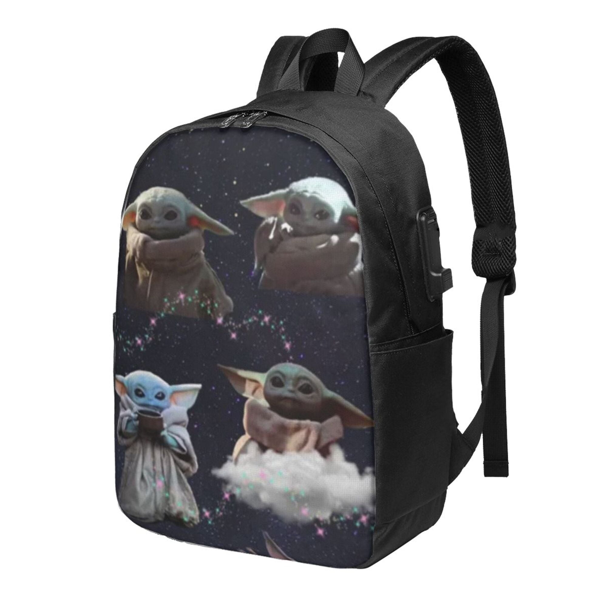Baby Yoda Laptop Backpack, Daypack Backpack For School College, Extra ...