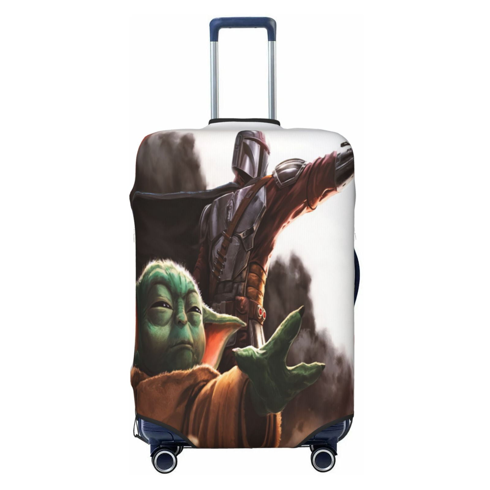 Baby Yoda Luggage Cover Elastic Washable Stretch Suitcase Protector ...