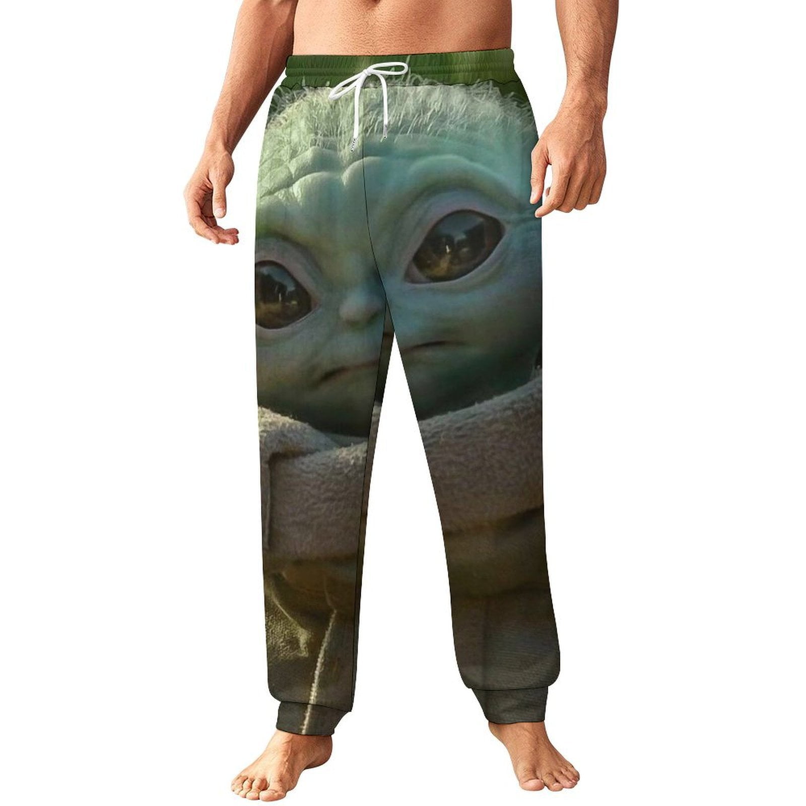 Baby Yoda Men's Athletic Joggers Stretch Sweatpants Running Workout Gym ...