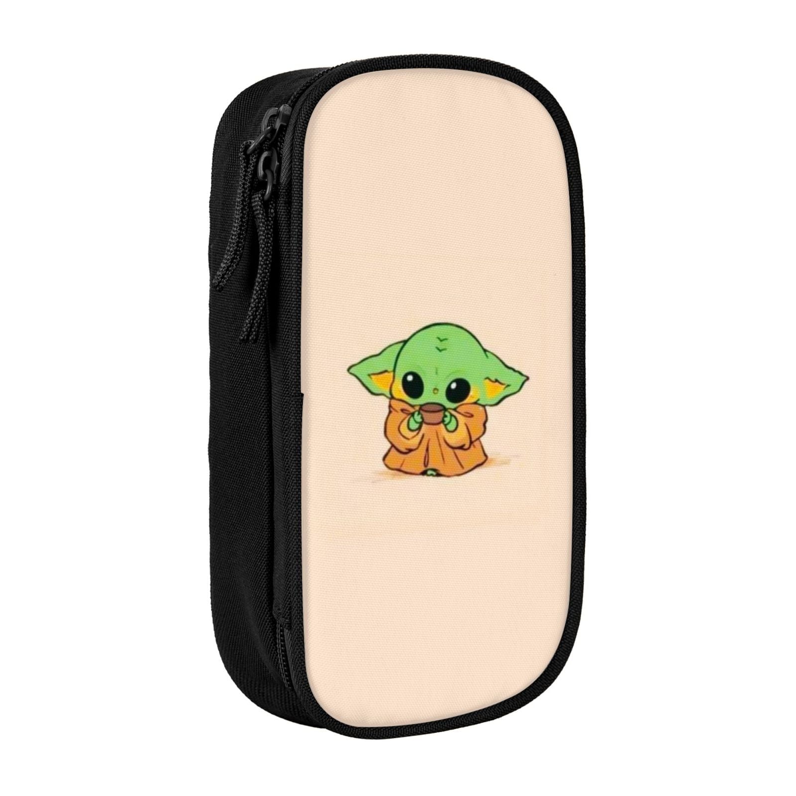 Baby Yoda Pencil Case, Large Capacity Student Stationery Crayon Zippers ...