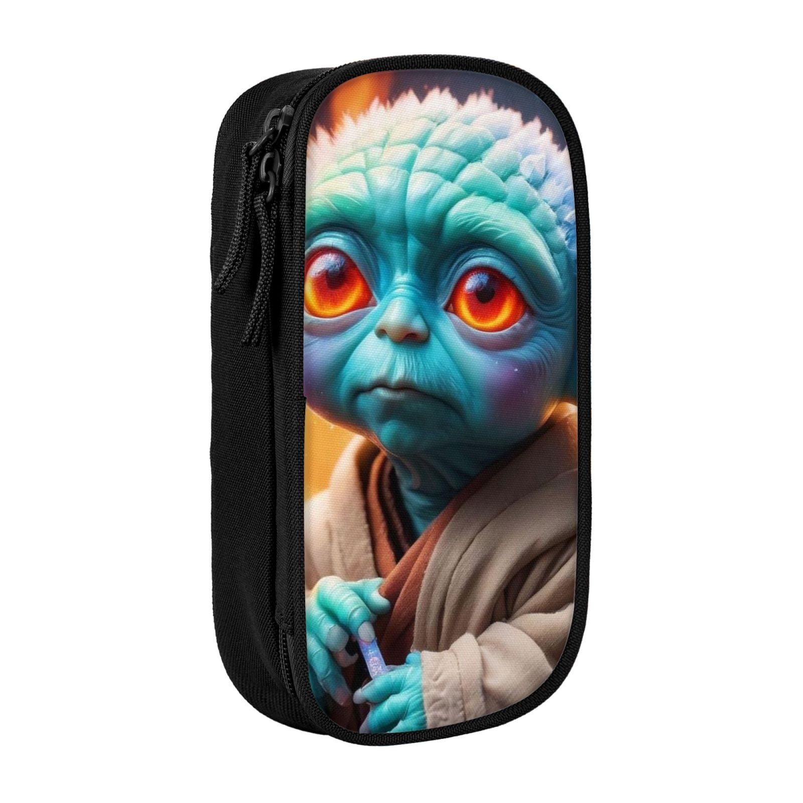 Baby Yoda Pencil Case , Large Capacity Stuff Student Stationery Crayon ...