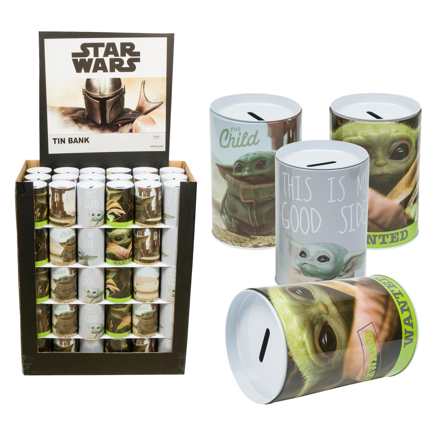 Baby Yoda Saving Bank- 15X10cm- Assorted- 3 PCS - Walmart.com
