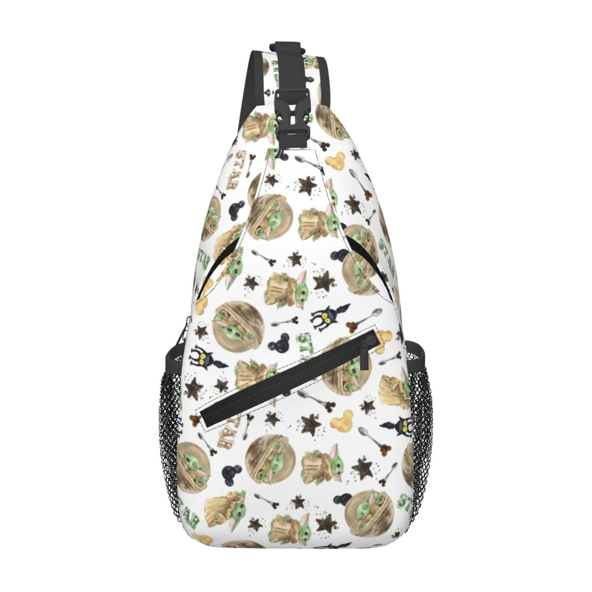 Baby Yoda Sling Bag Crossbody Sling Backpack Chest Bag Daypack Purses ...