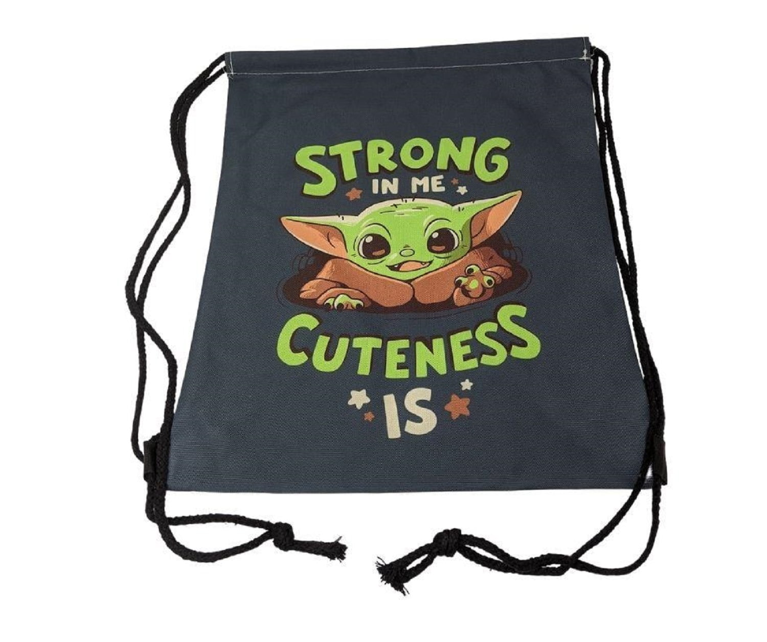 Baby Yoda Sling Bag with Draw String- Cuteness, Carrying Solution ...