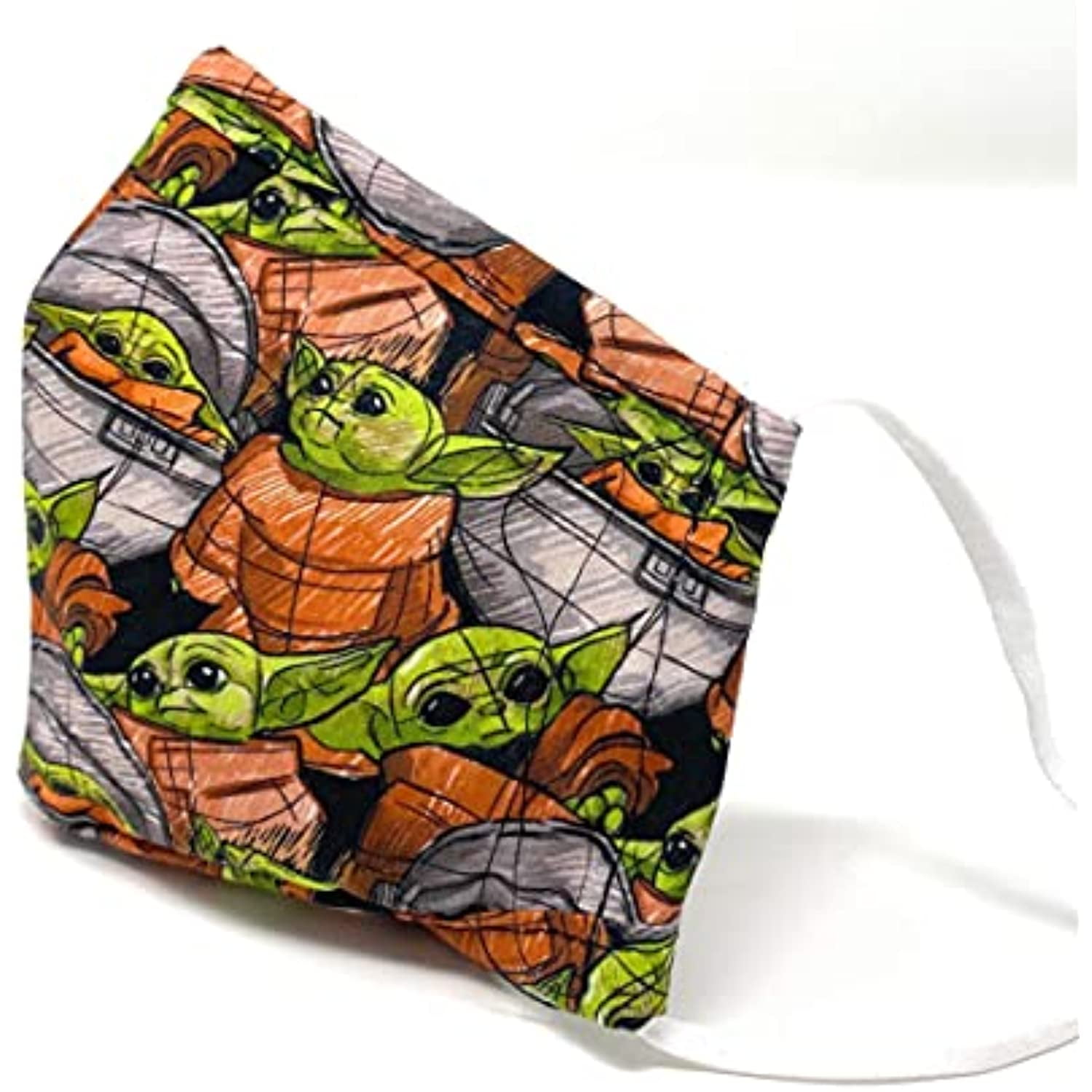 Baby Yoda Star Wars Mandalorian ADULT Face Mask Nose Clip - Walmart.com