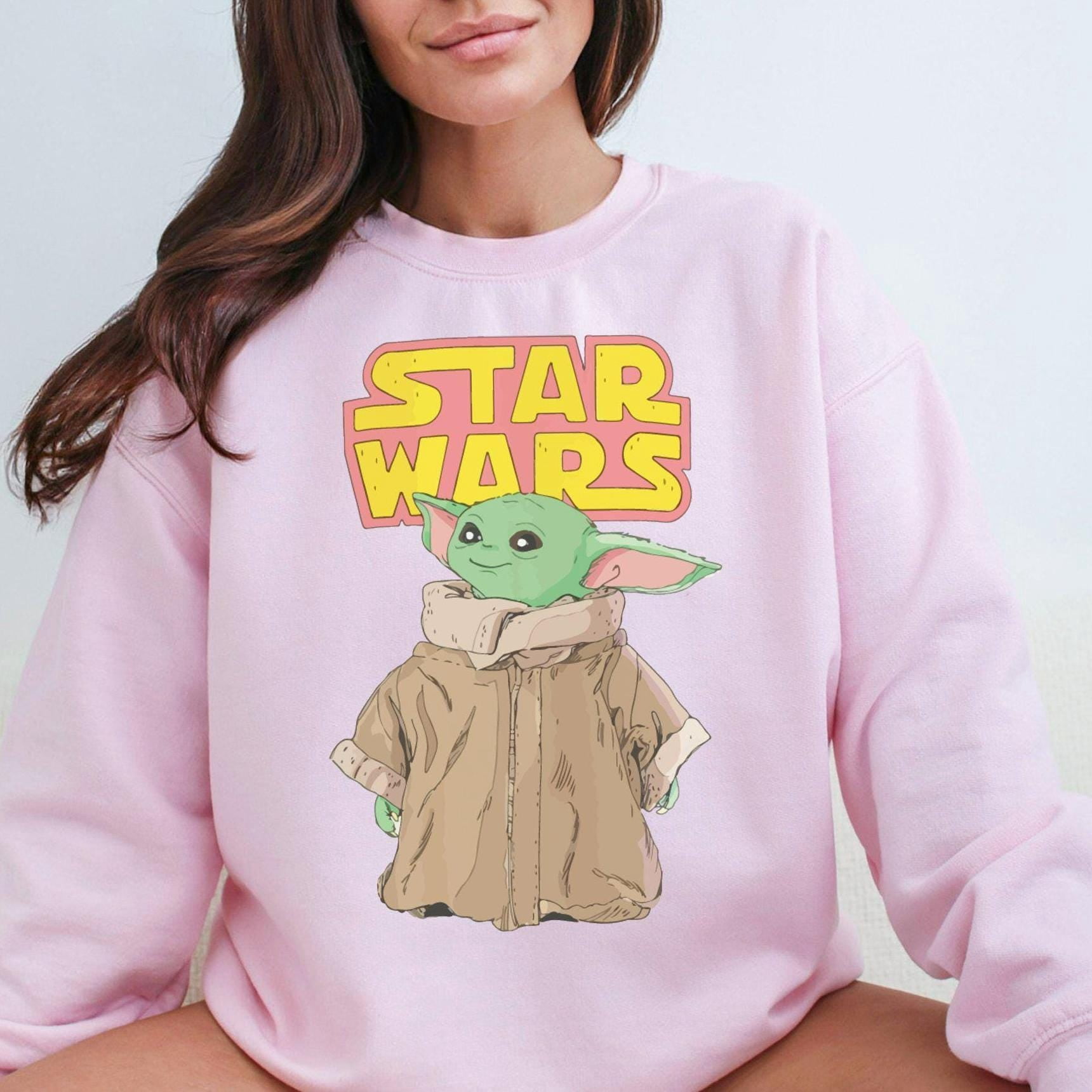 Baby Yoda Sweatshirt, Disney Grogu SweatShirt, Disney Mandalorian, Star ...