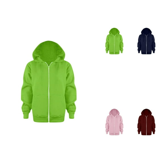 Baby Zip Up Hoodie, Unisex Infant Toddler Long Sleeve Sweatshirt ...